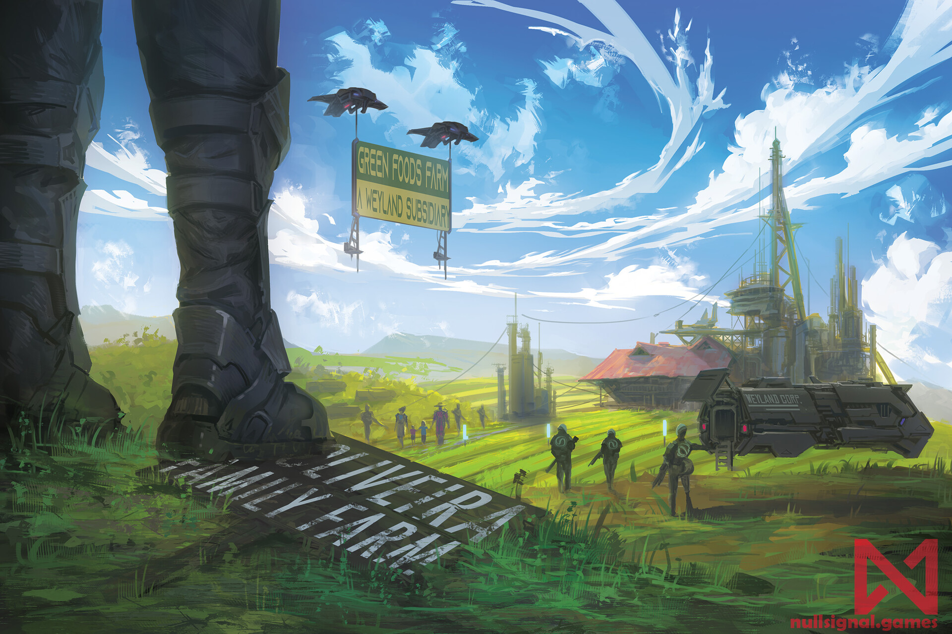 ArtStation - Null Signal Games' Netrunner CCG : Eminent Domain