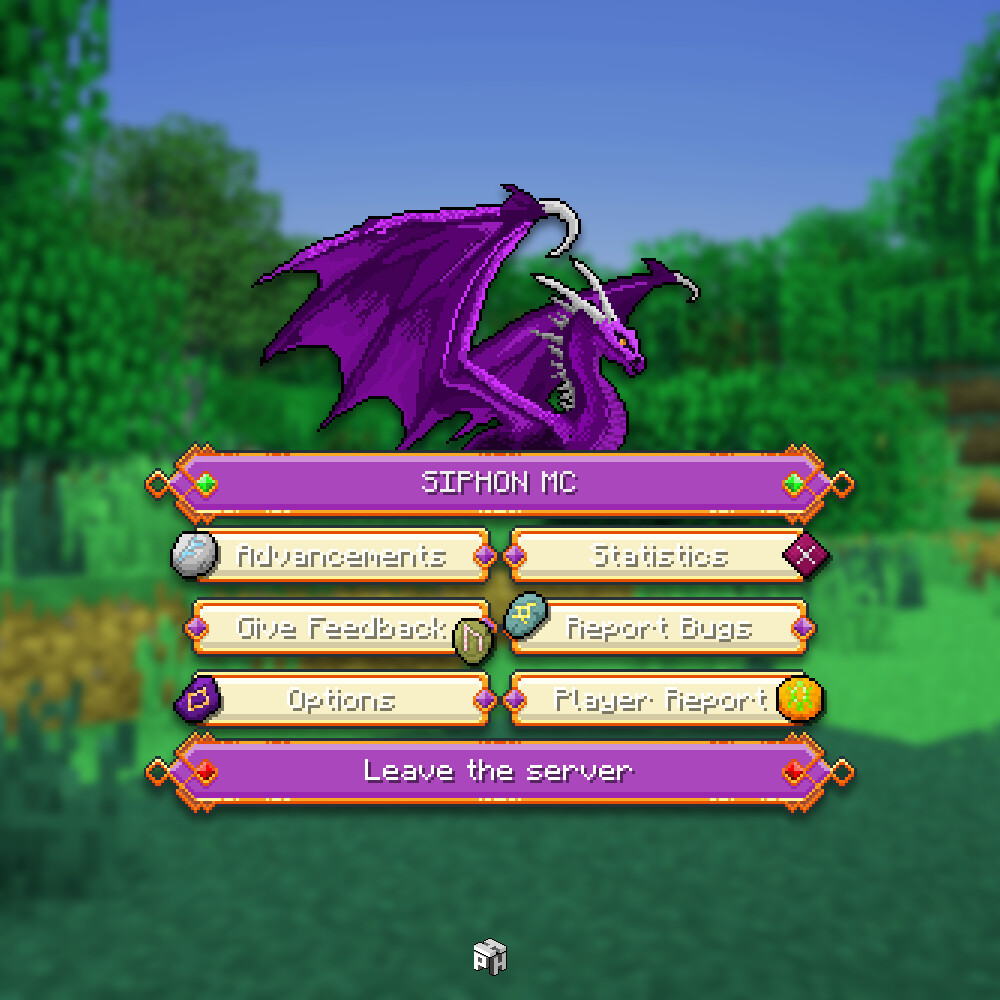 HonnV - [Minecraft] Custom ESC Menu | Siphon MC