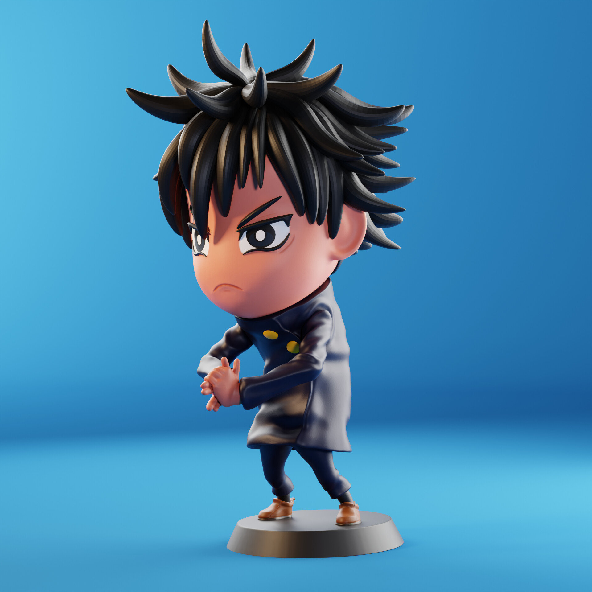 ArtStation - Megumi Fushiguro 3D Chibi