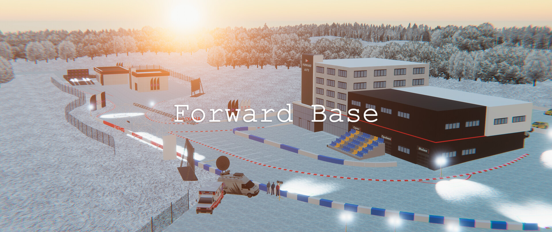 ArtStation - "Forward Base 23" for "Carx Matsuri"