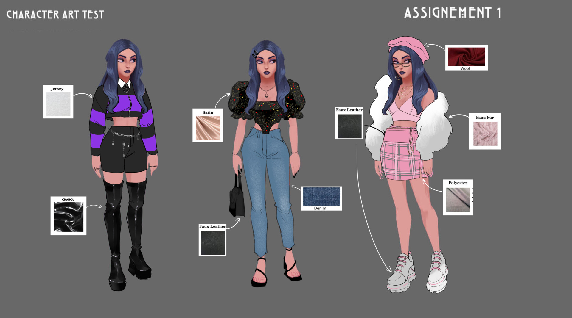 ArtStation - Character Art Test for GameHouse