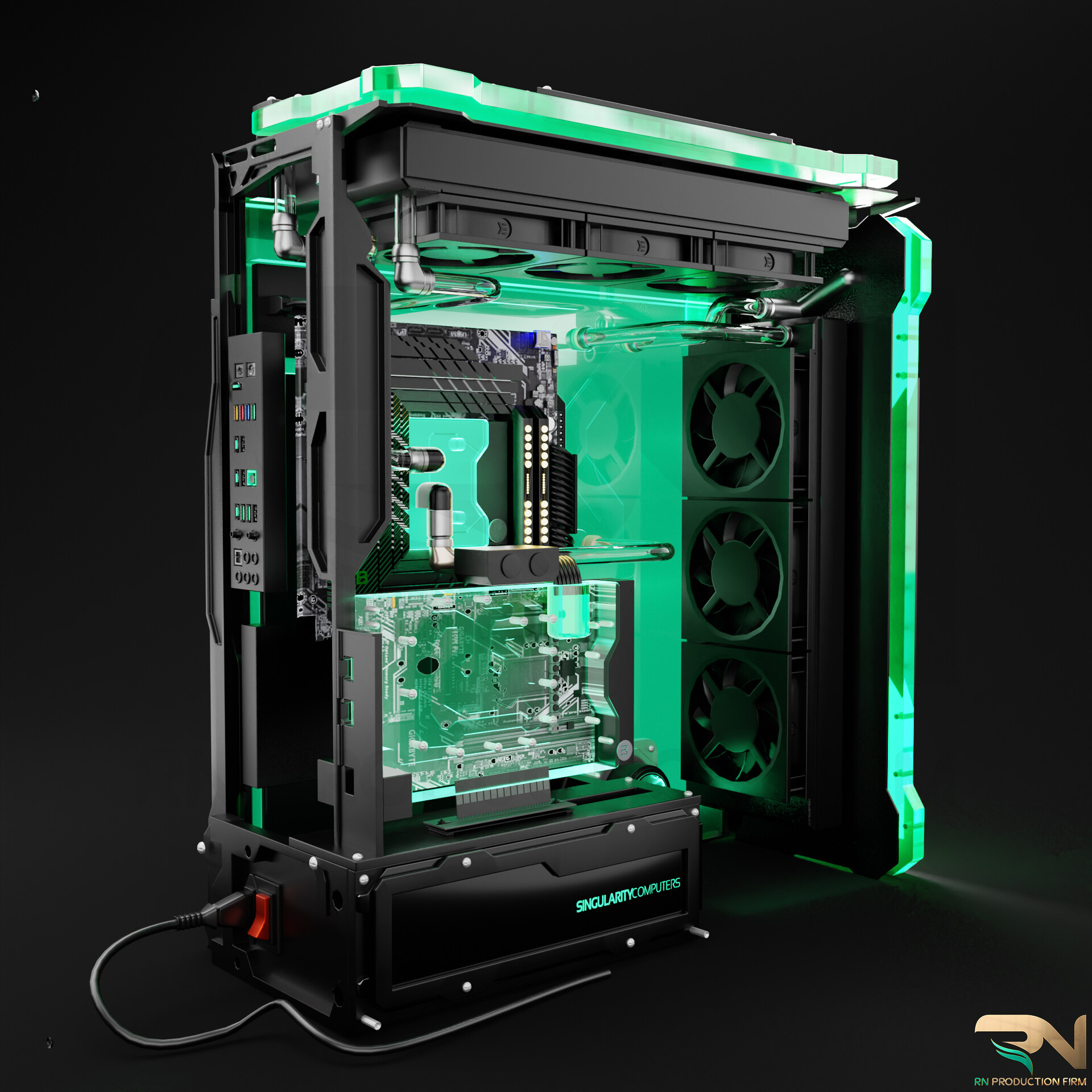 RN Production - 3D "High Detailed PC" Design Project