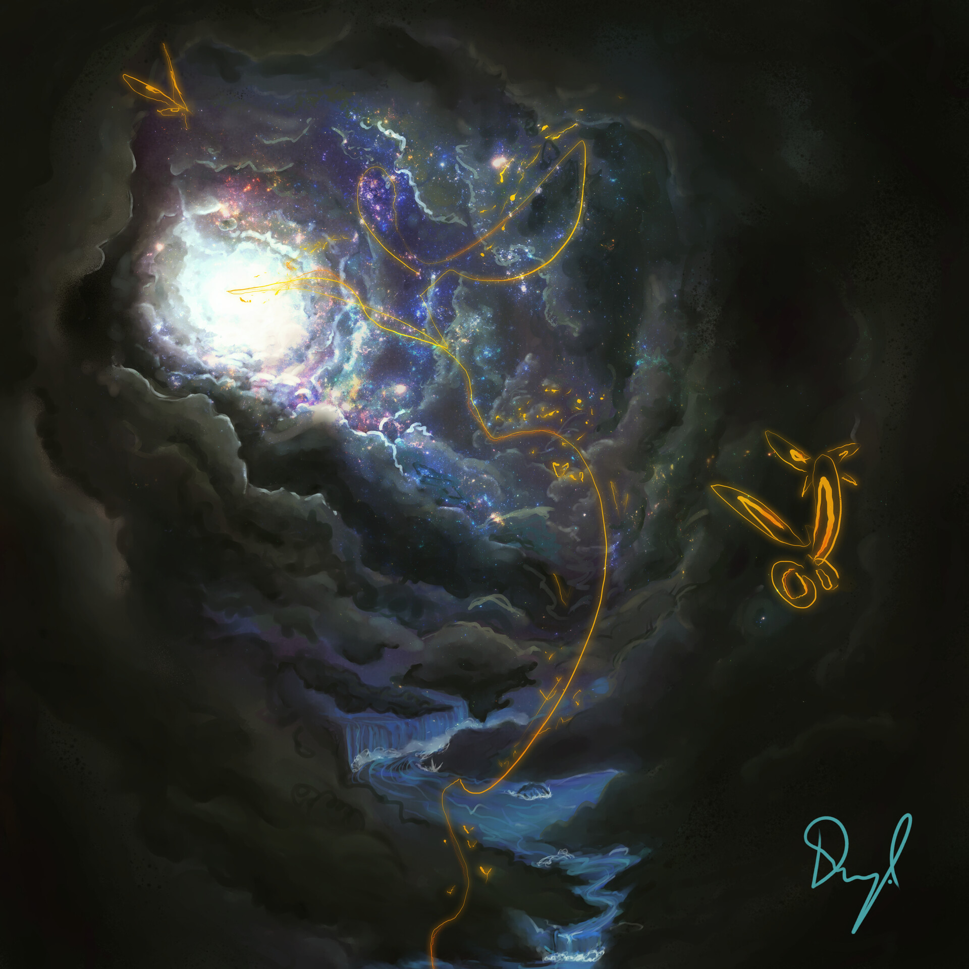 ArtStation - Stairway to The Moon