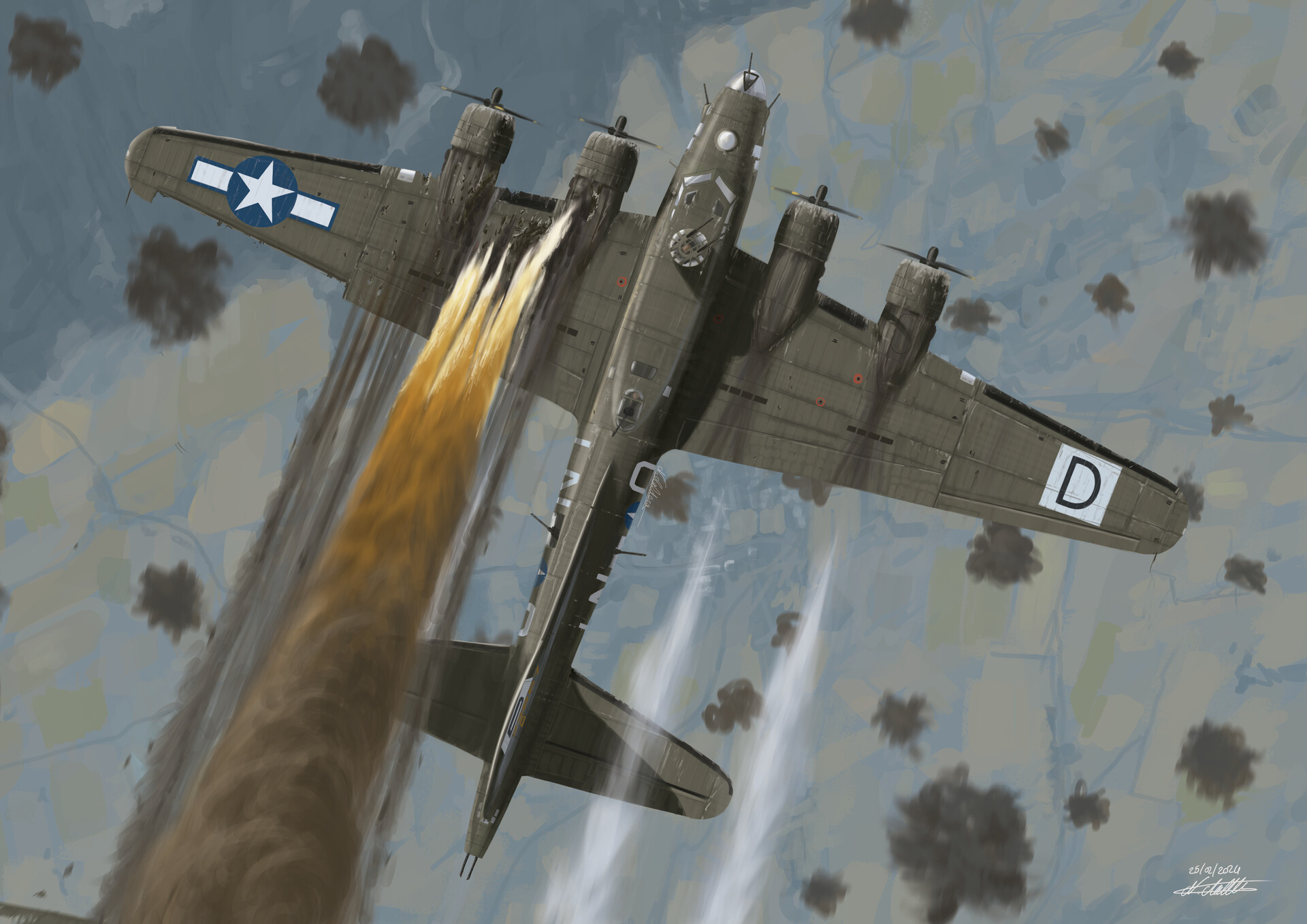 ArtStation - B-17F "Alice From Dallas" - Masters of The Air