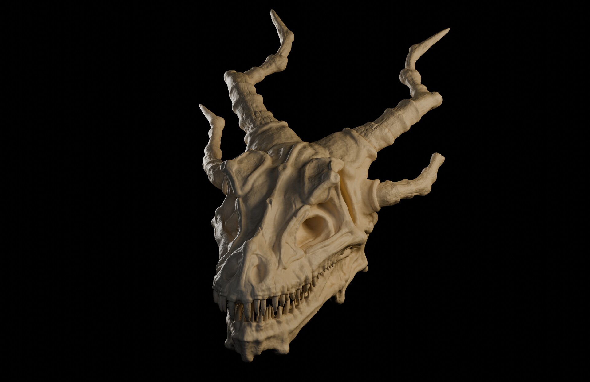 ArtStation - Dragon Head