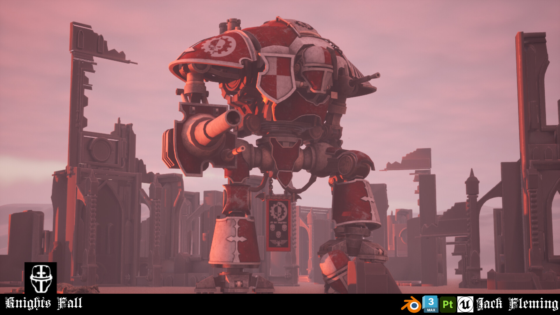 ArtStation - Imperial Knight - Knights Fall