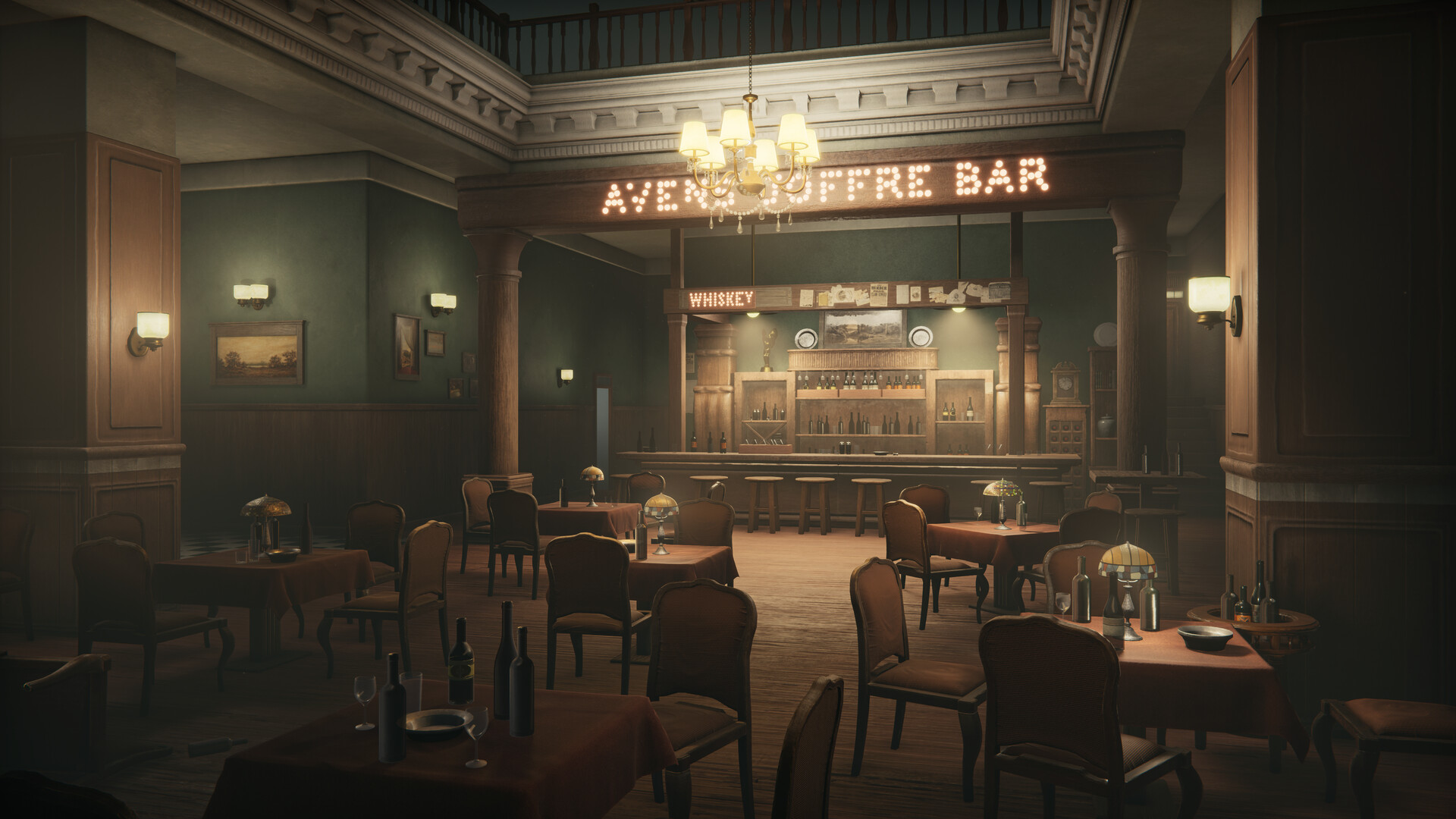 ArtStation - 1930s Bar
