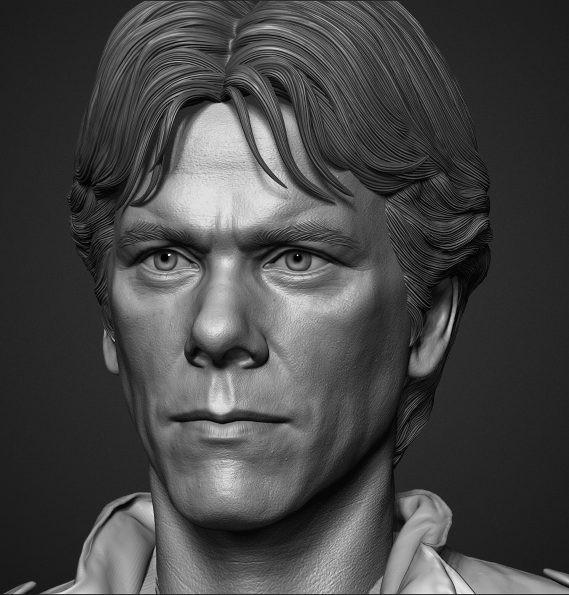 ArtStation - Kevin Bacon (Hollow Man) Likeness