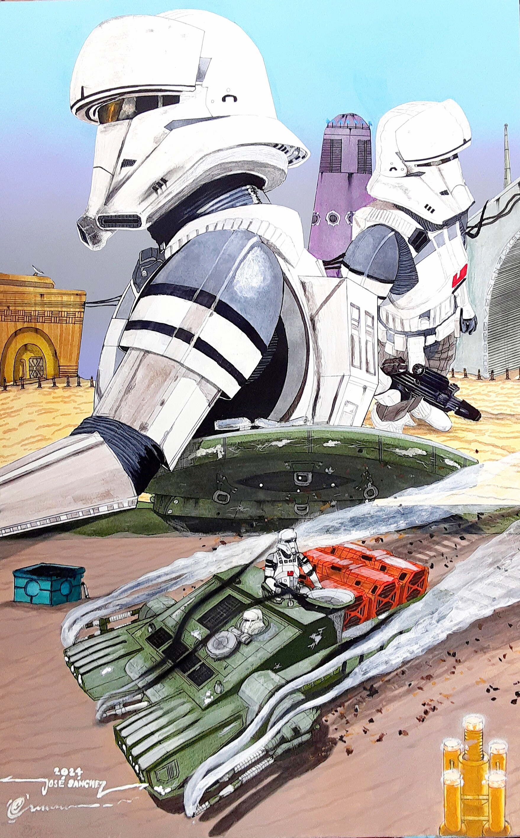 ArtStation - STAR WARS ROGUE ONE : Imperial Tank Driver