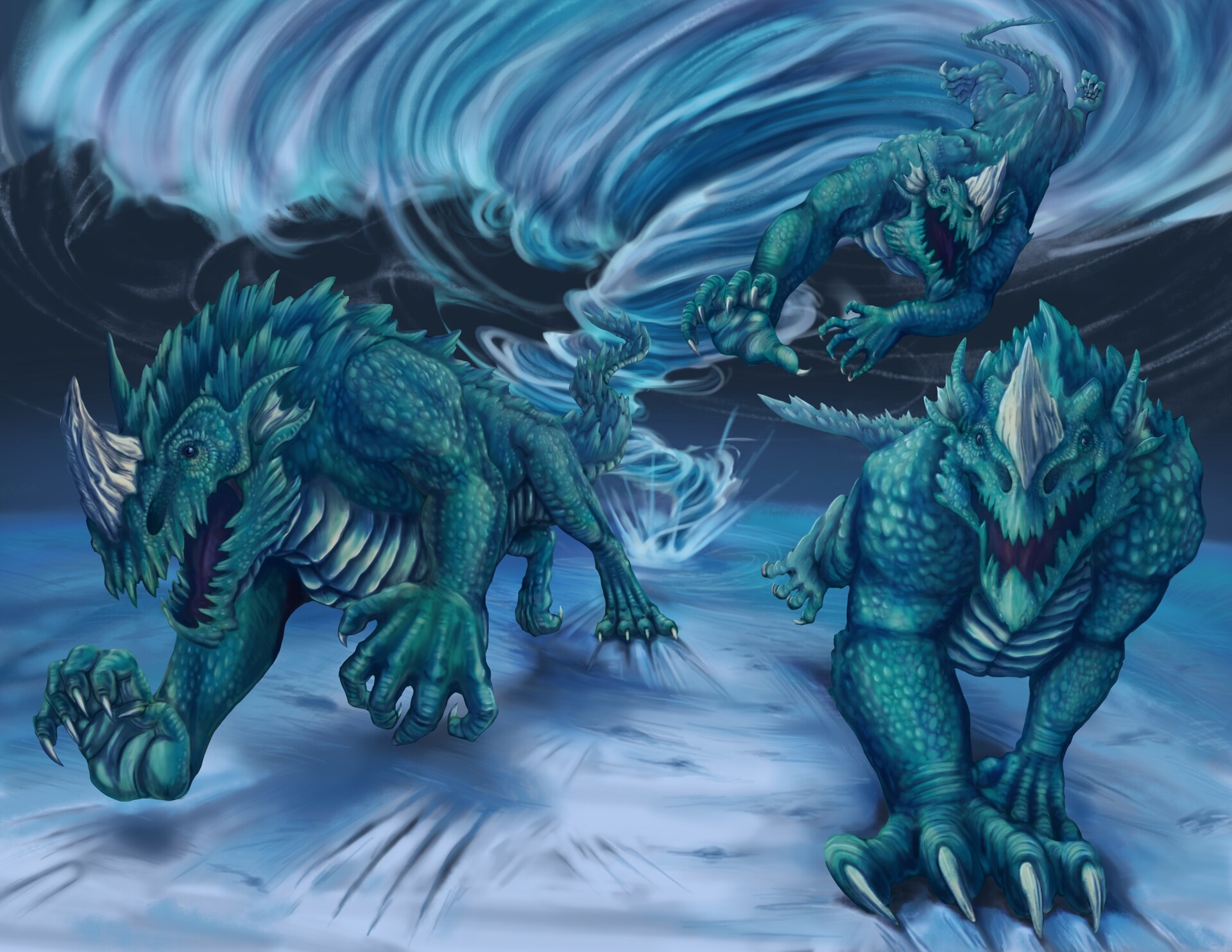 ArtStation - Ice tornado