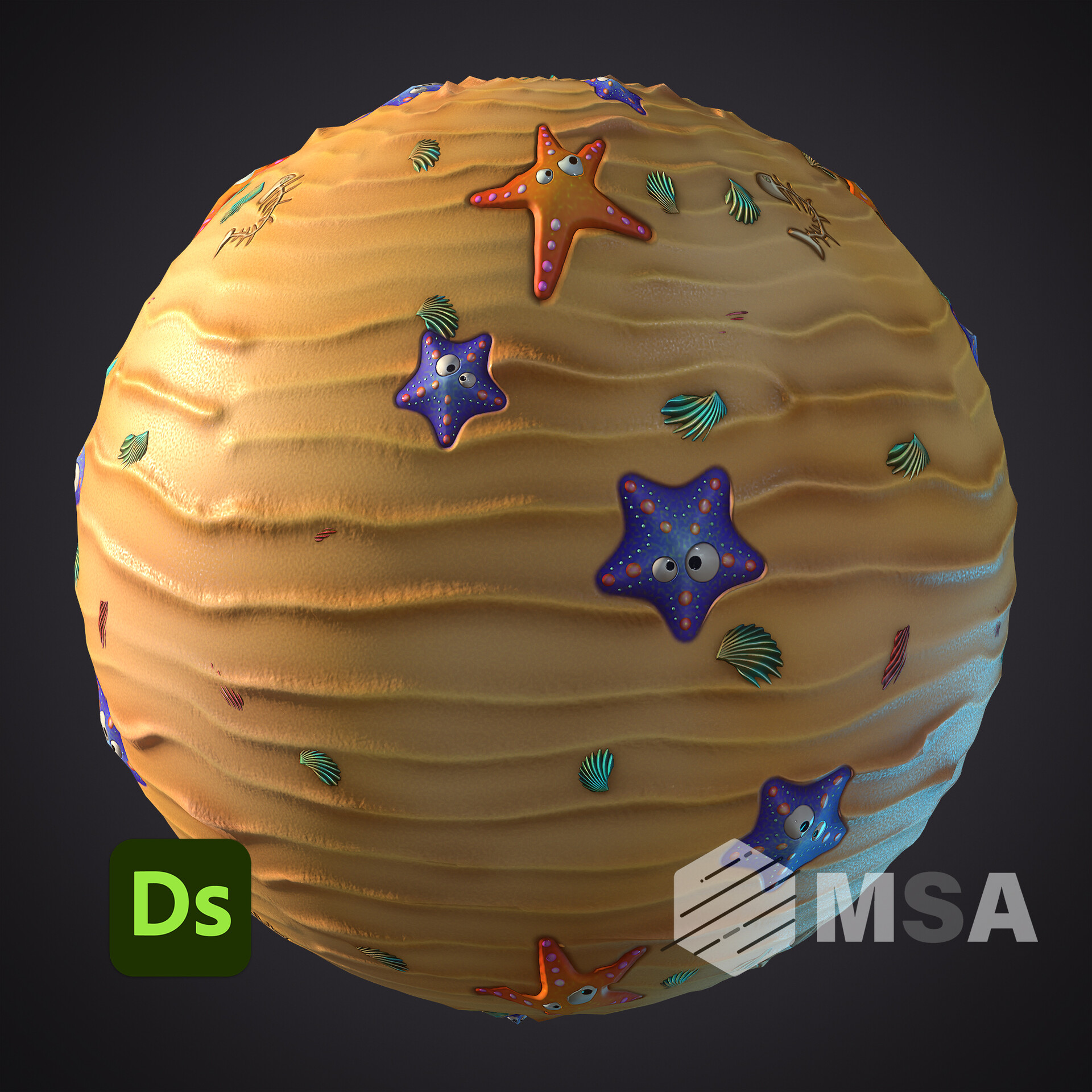 ArtStation - Stylized Seabed