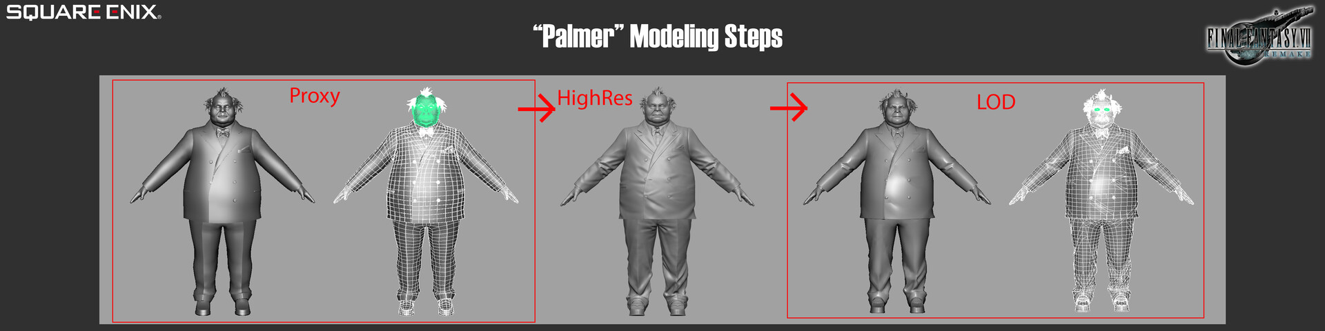 John Hermanowski - Final Fantasy 7 Remake "Palmer"