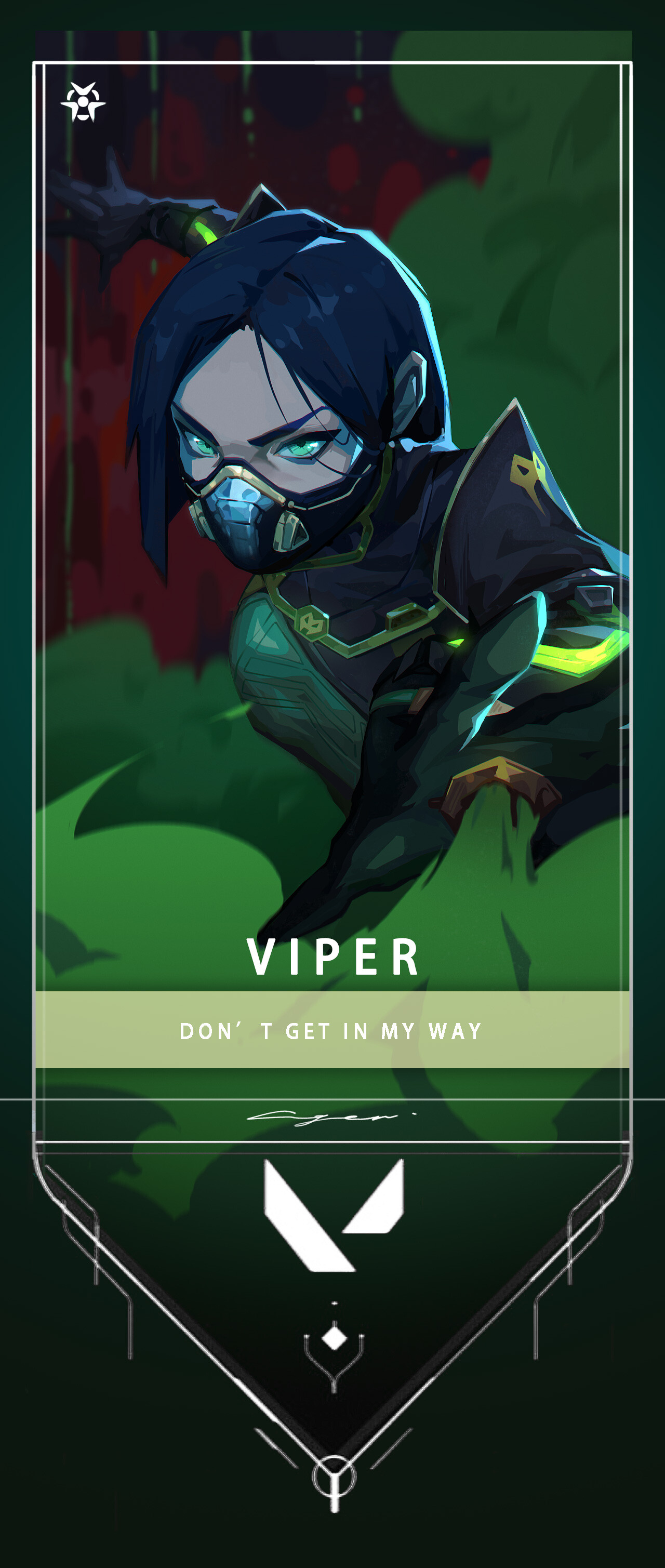 G ger - VIPER ULTIMATE PLAYER CARD-VALORANT