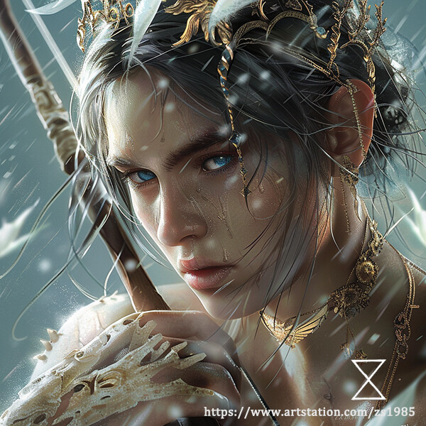 ArtStation - (古墓丽影) 同人 by-ruoxin zhang