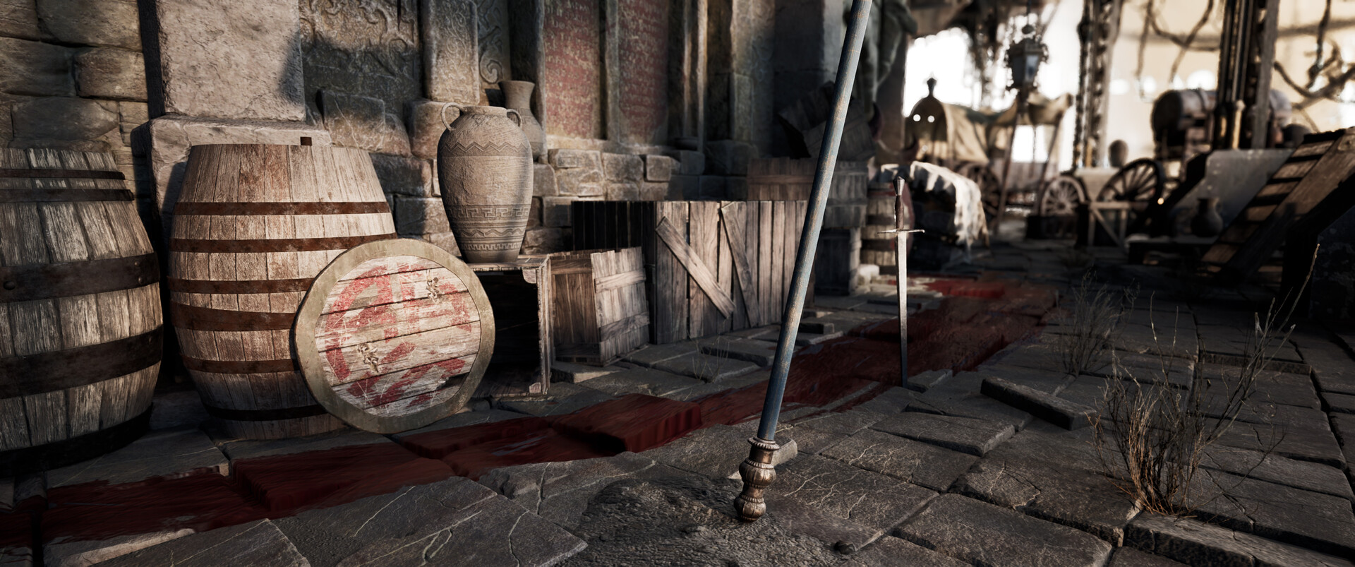 GH Jang - Ruined corridor