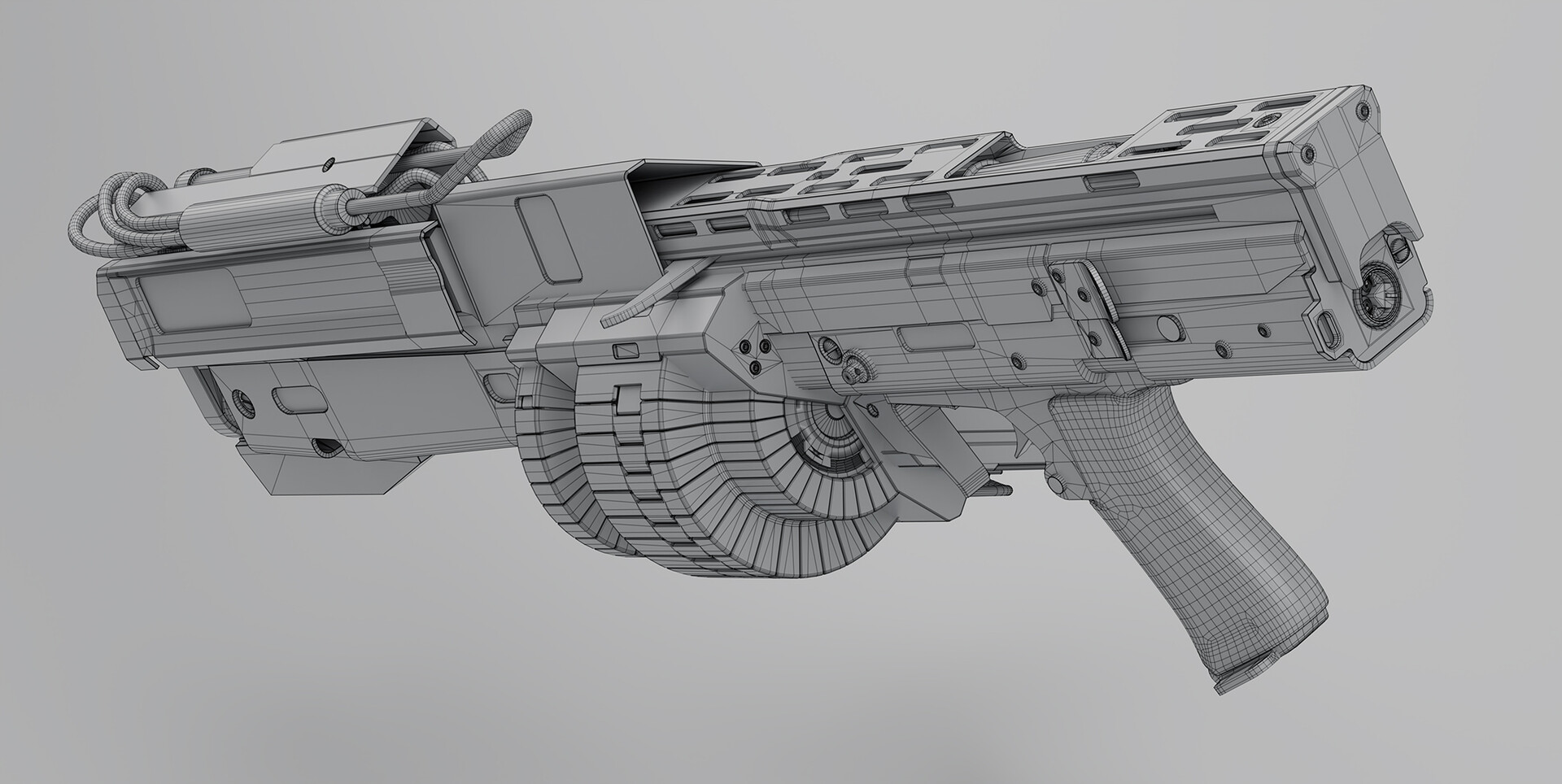 how to draw a heavy shotgun