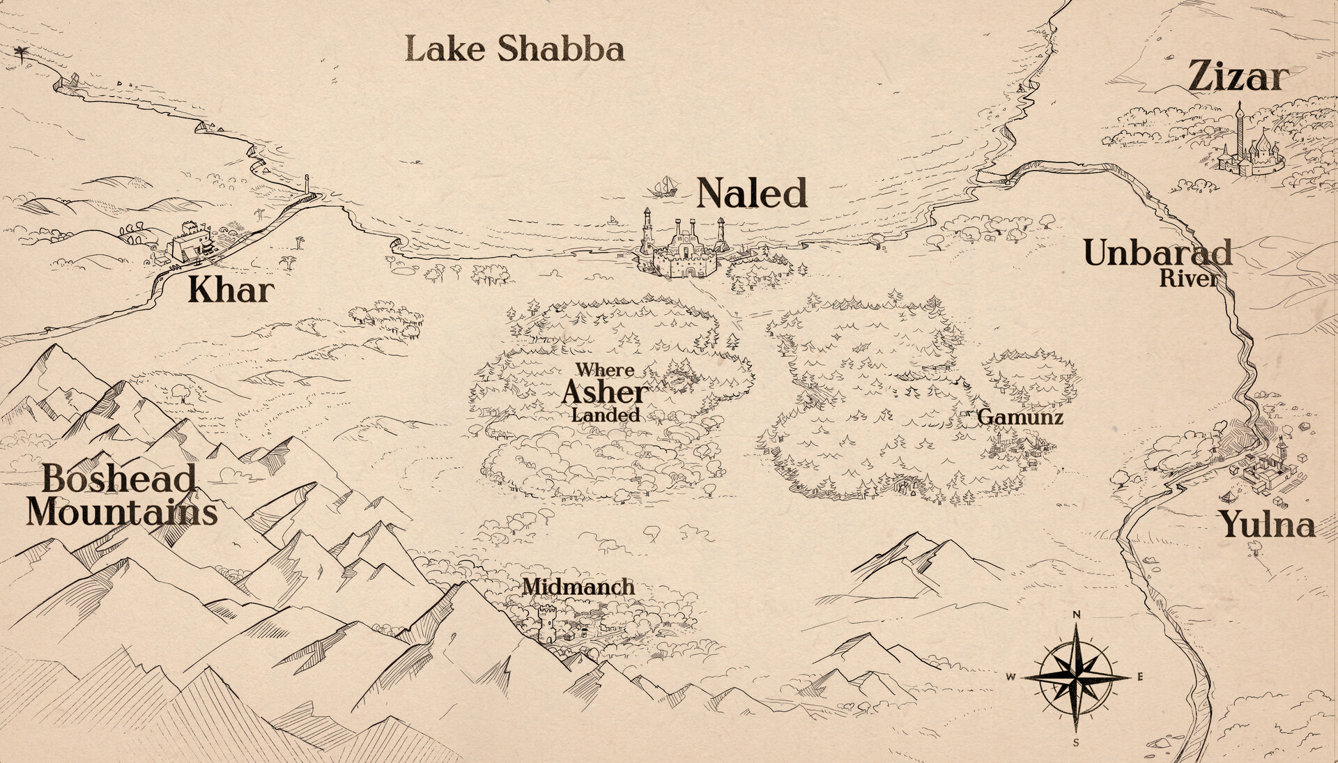 ArtStation - Fantasy book map