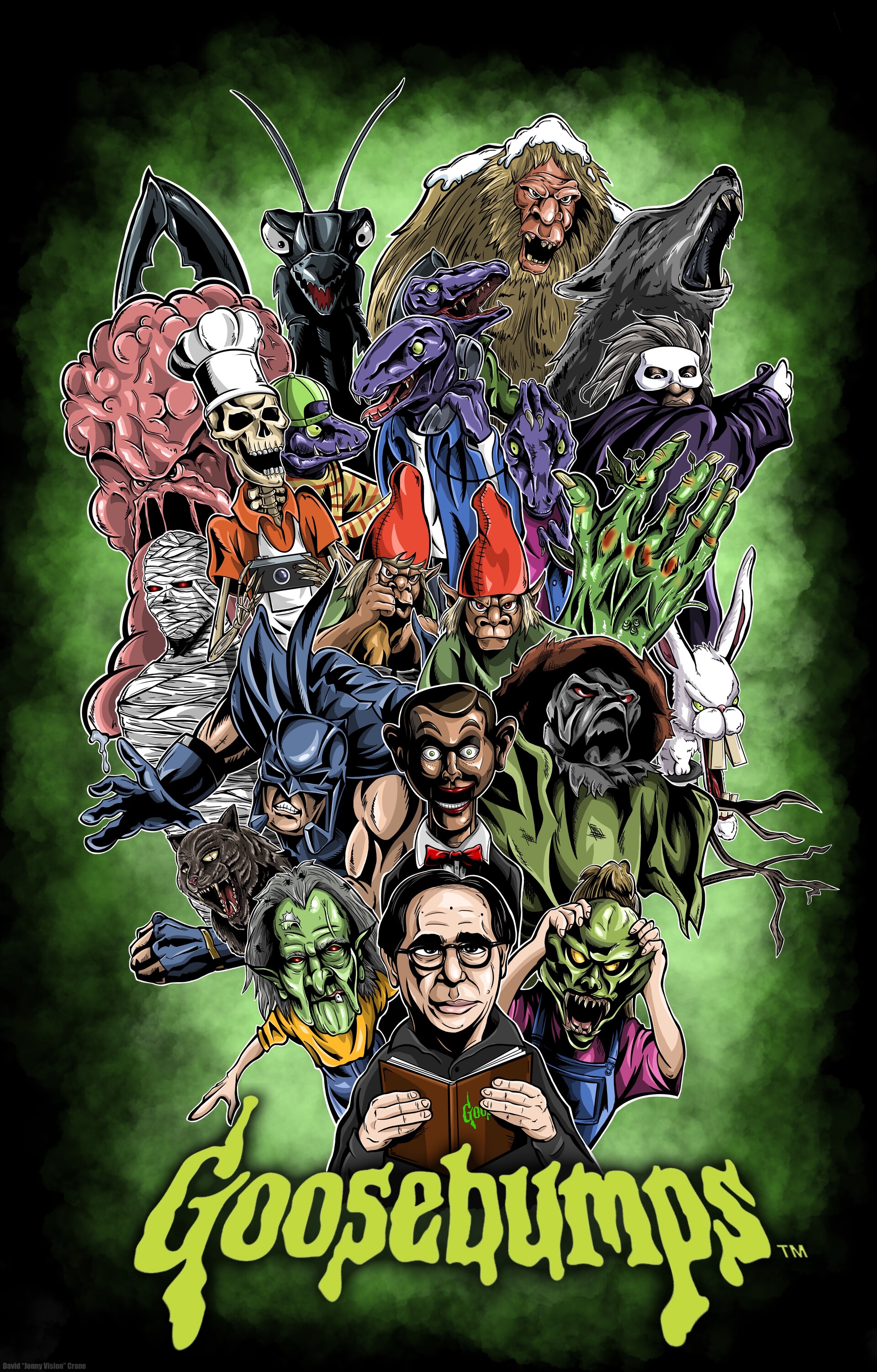 how to draw goosebumps characters