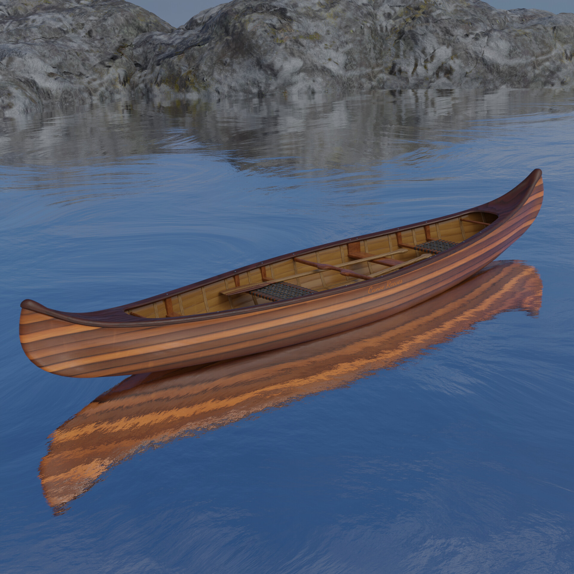 ArtStation - "Canoe Reeves" Canoe 3D Model
