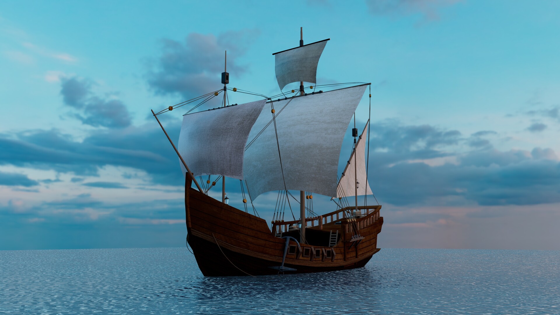 ArtStation - Ship 3D model