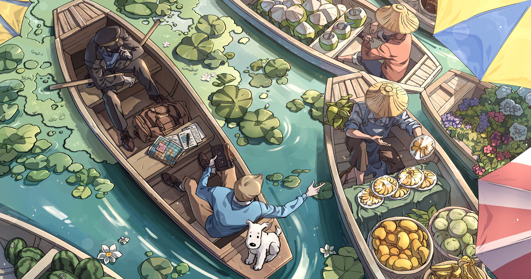 ArtStation - Floating Market
