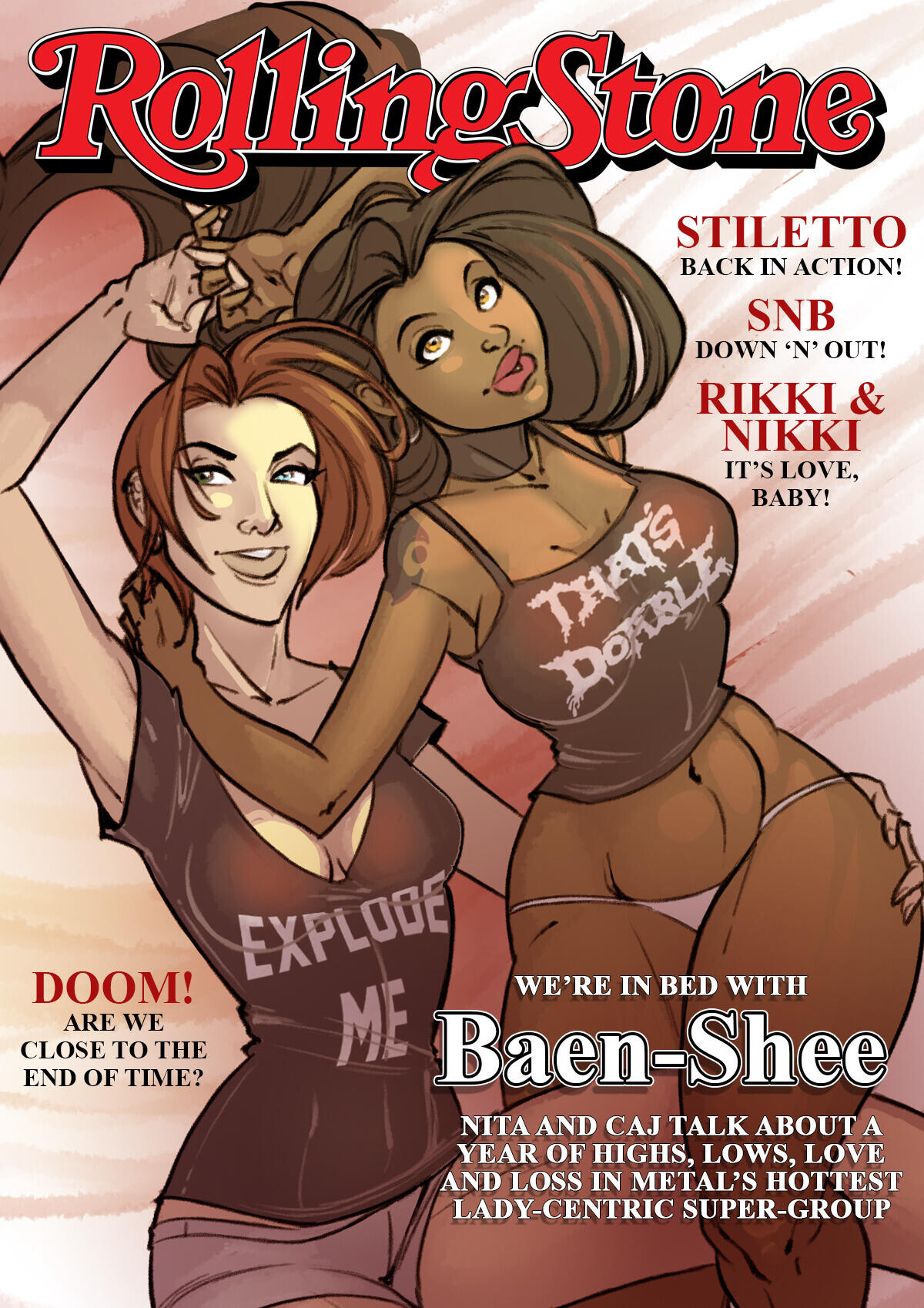 ArtStation - Rolling Stone Mock cover