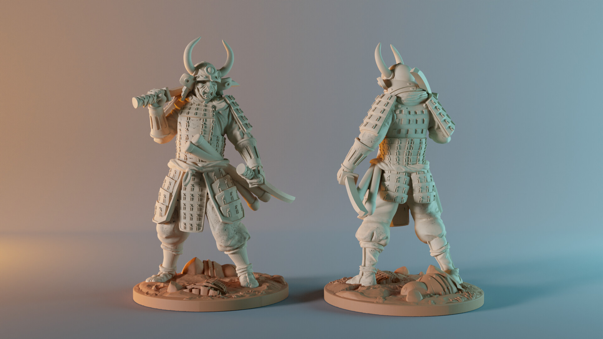 ArtStation - Harakiri Board Game Miniature