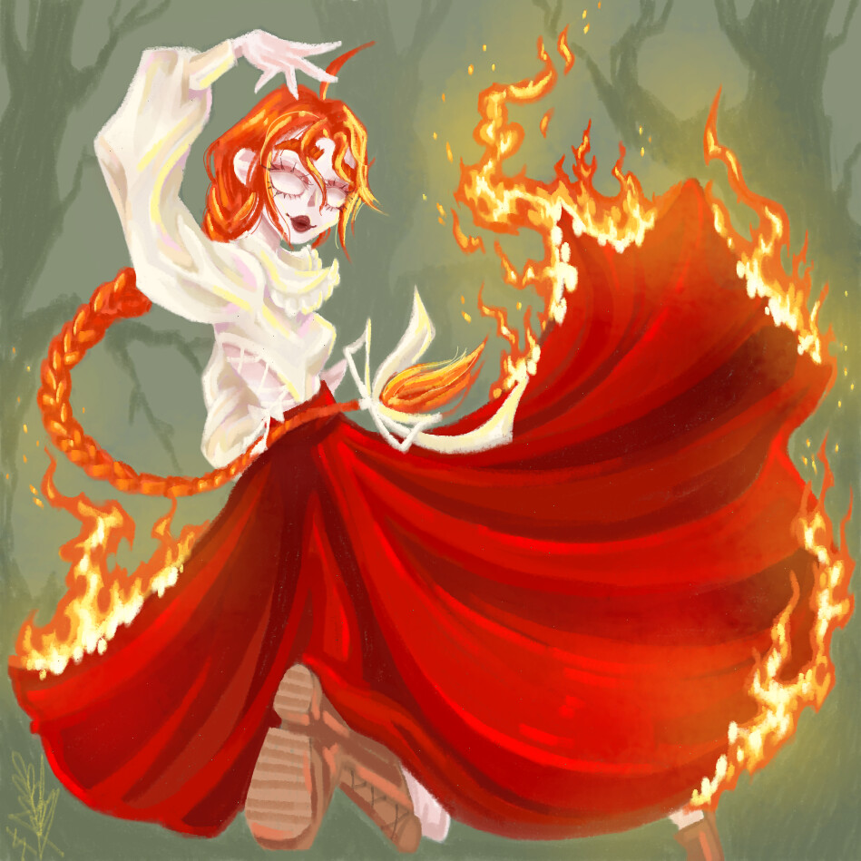 ArtStation - the witch from the execution