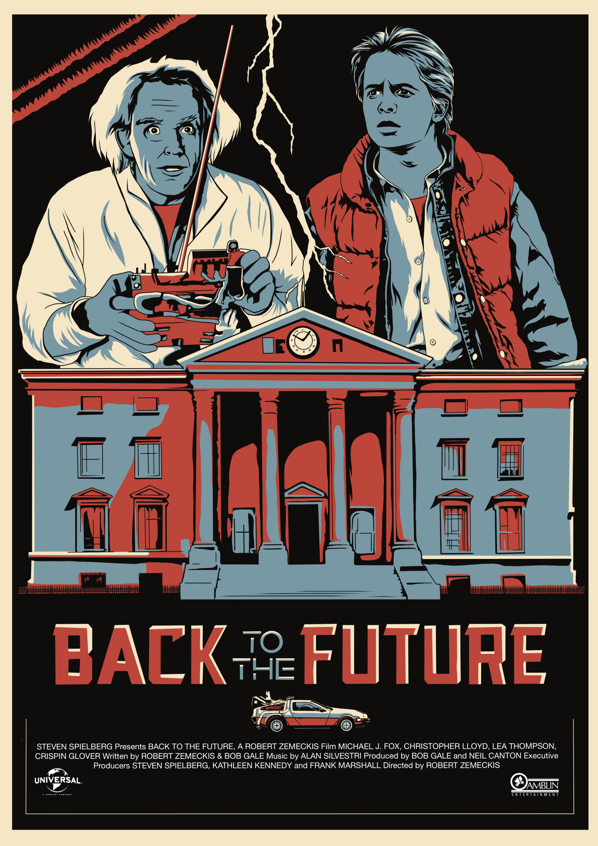 ArtStation - Back to the Future Poster