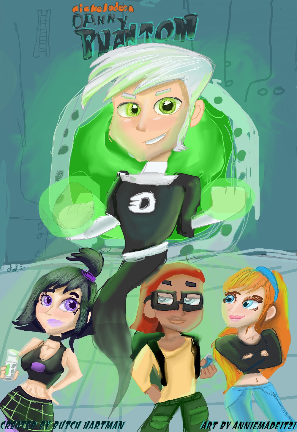 ArtStation - Danny Phantom: Team Phantom