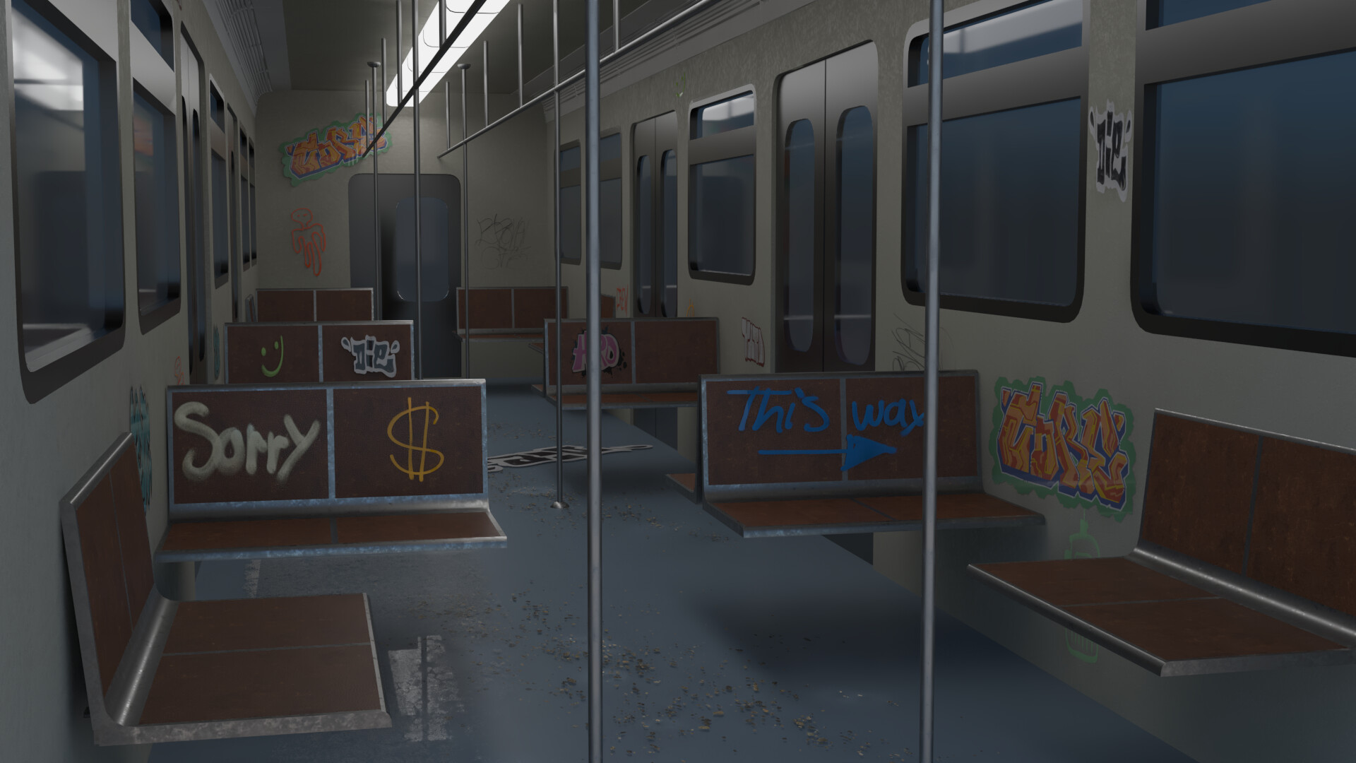 ArtStation - Train Wagon