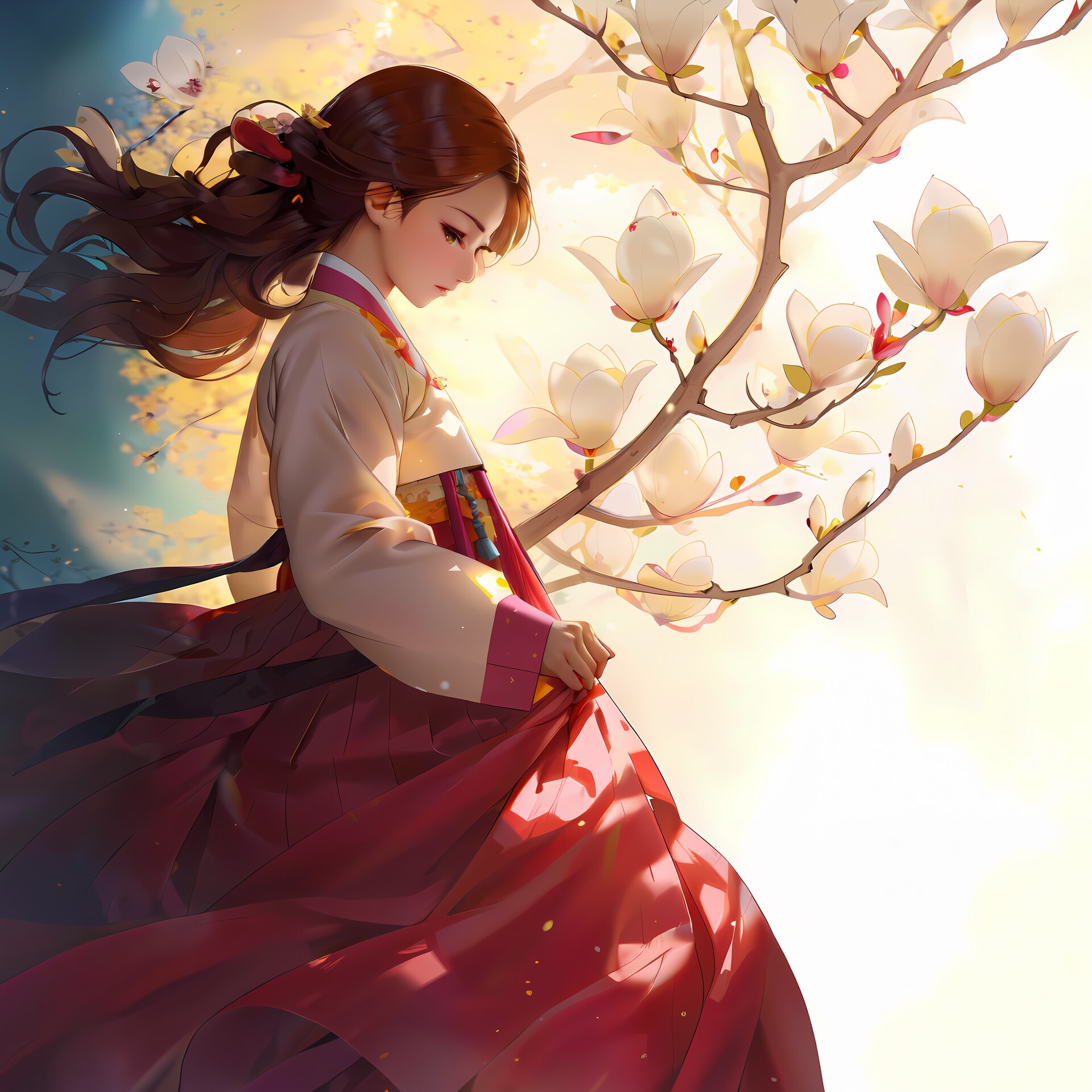 ArtStation - Waiting for Spring…Magnolia