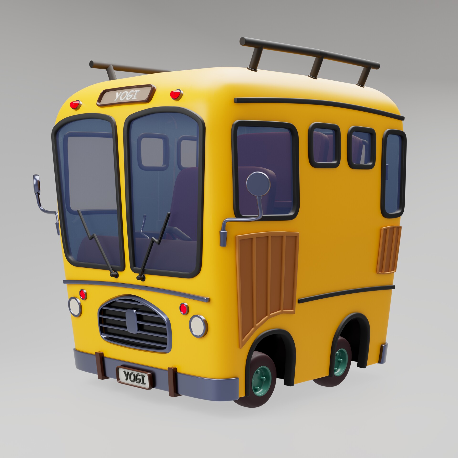 ArtStation - School Bus