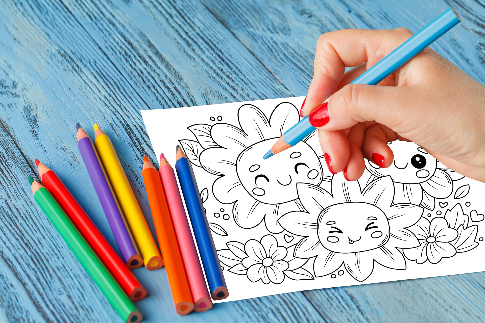 coloring book photoshop