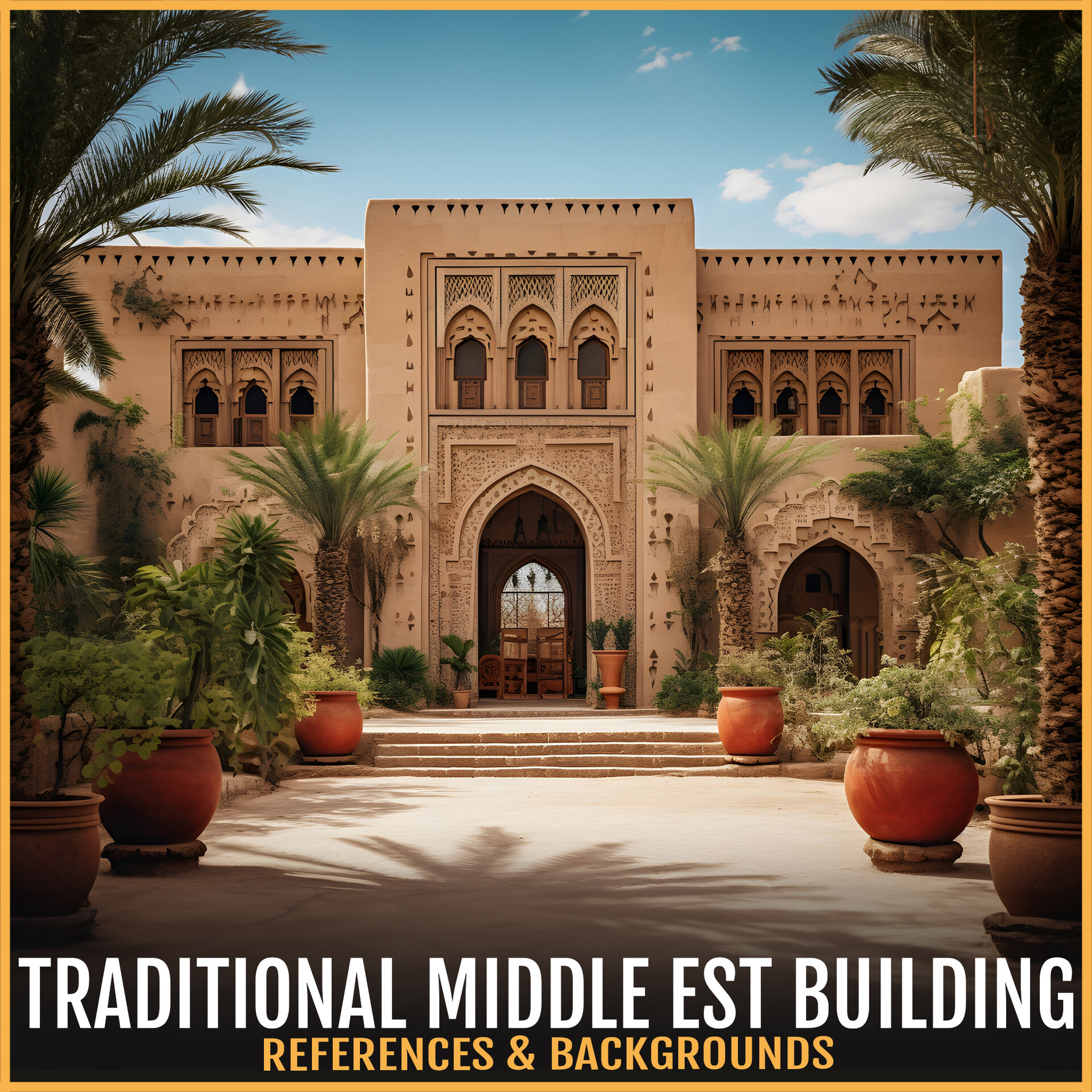 ArtStation - 303 Traditional Middle East Building