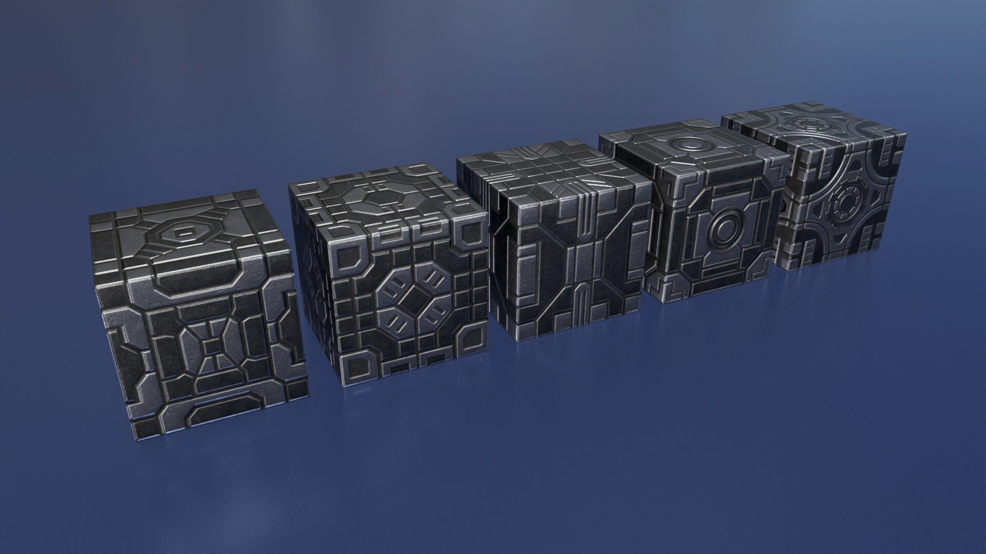 Iryna Nikitina - Sci-Fi Cubes