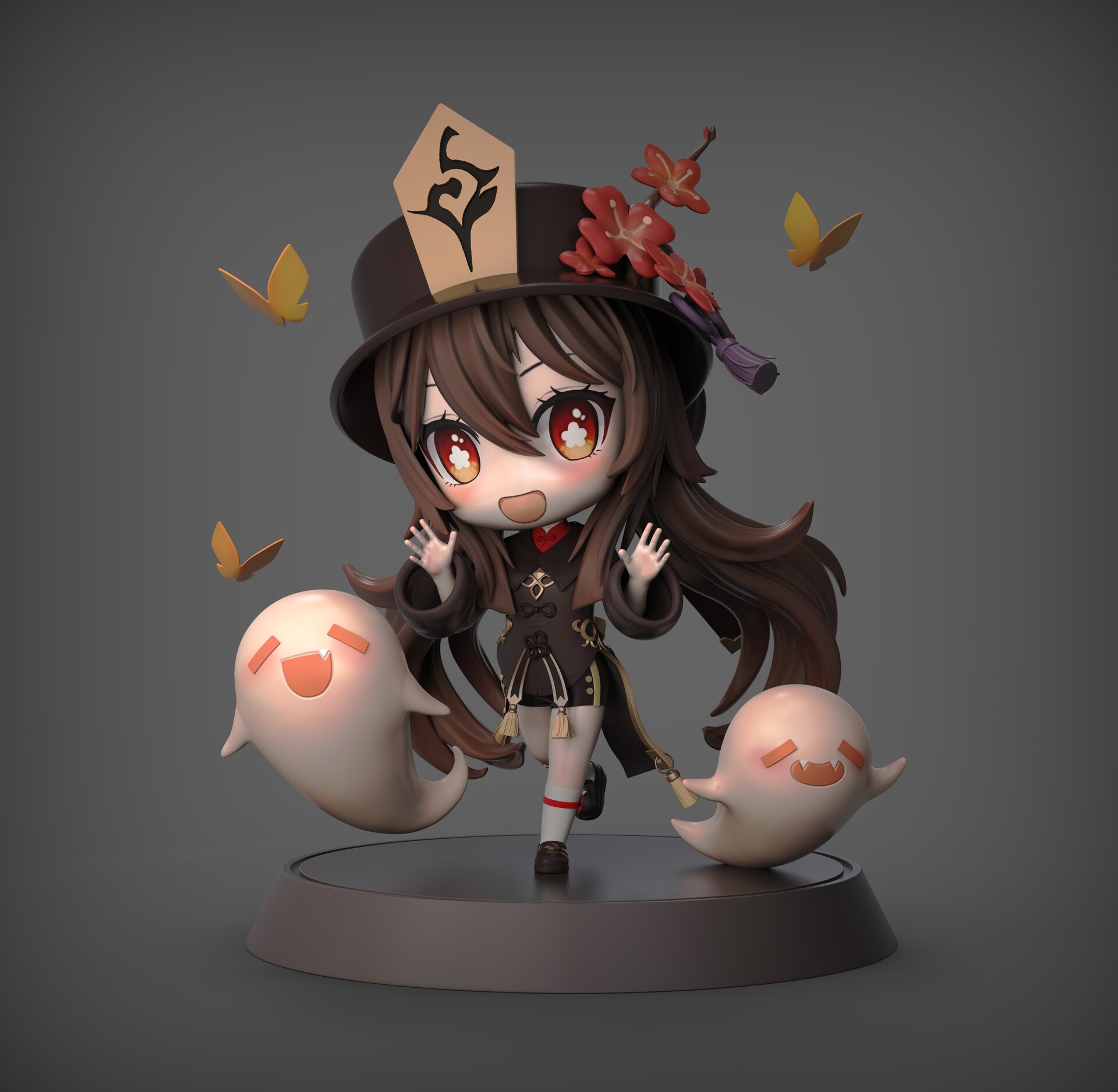 ArtStation - Q版胡桃