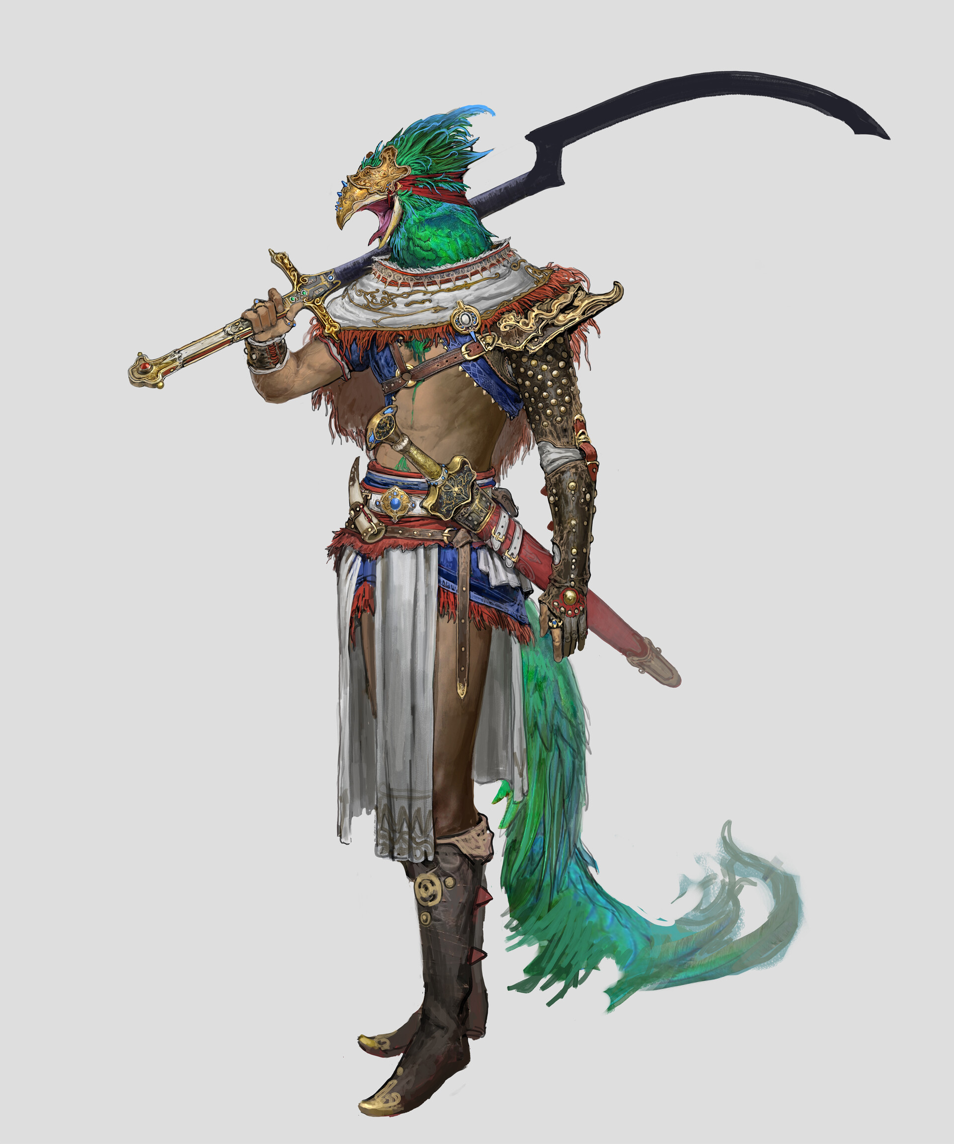 ArtStation - Arrogant Swordsman Commission