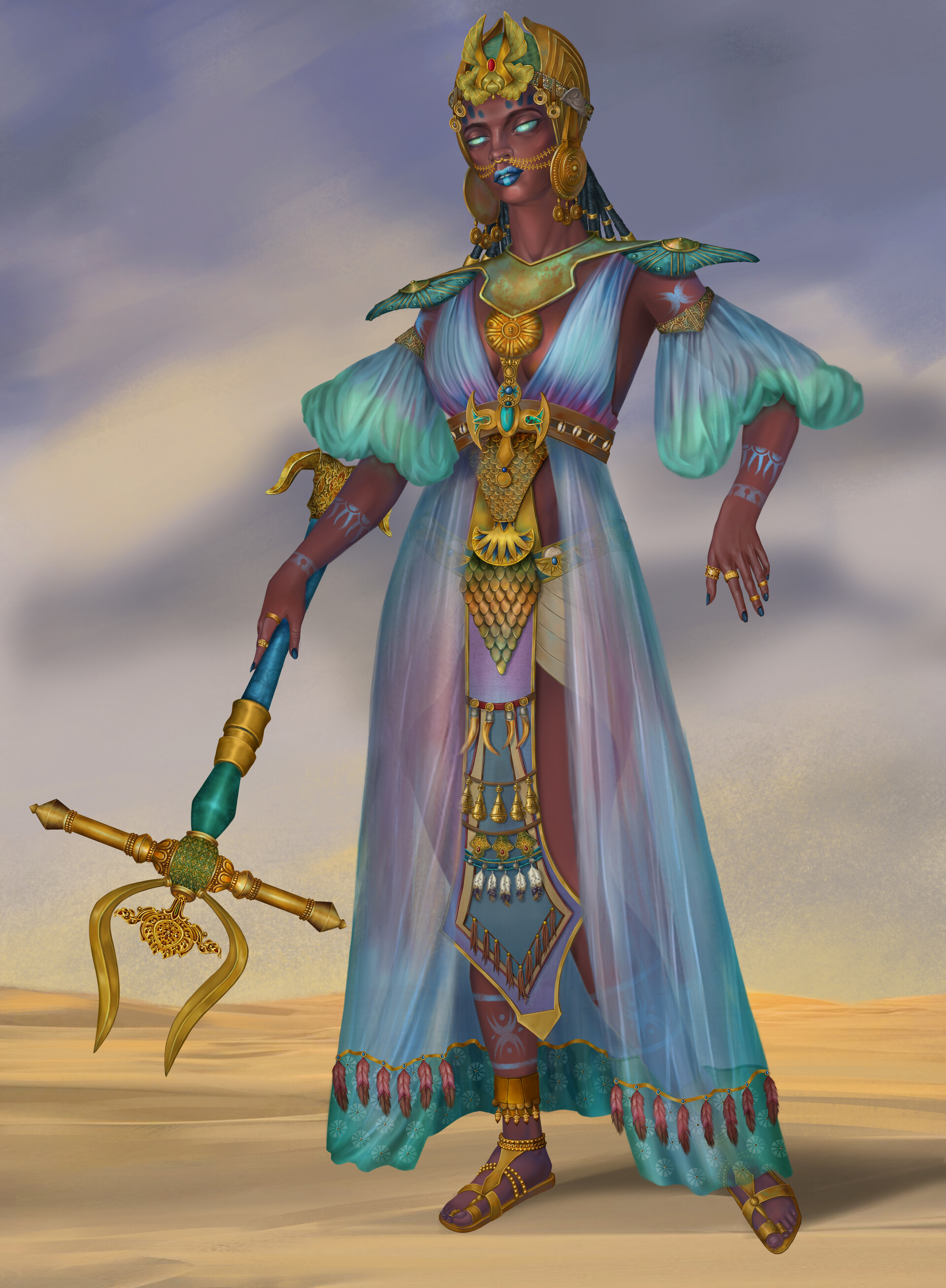 ArtStation - Priestess of the Sun