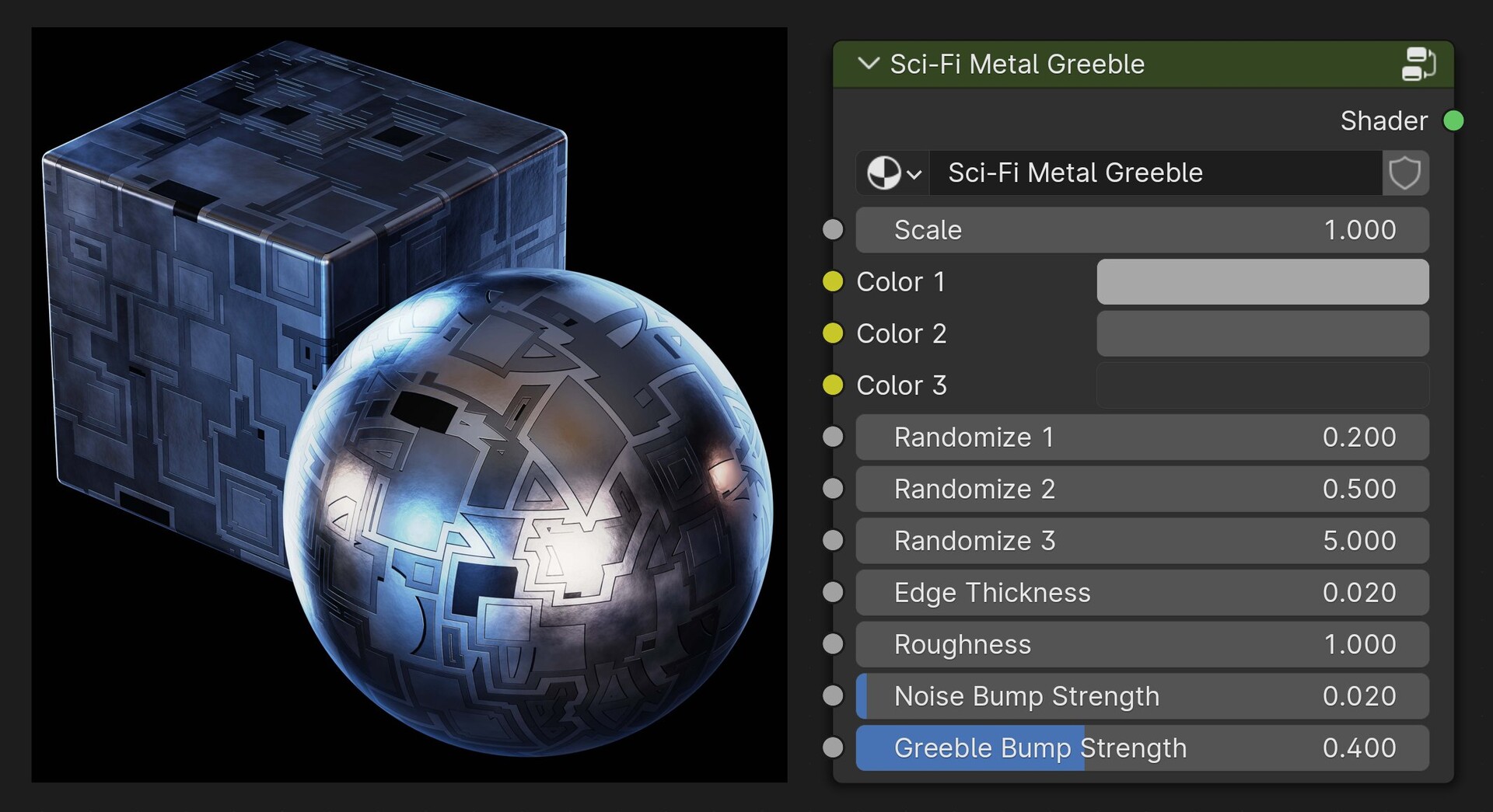 Ryan King - Easy Sci-Fi Metal Greeble Material (Blender Tutorial)