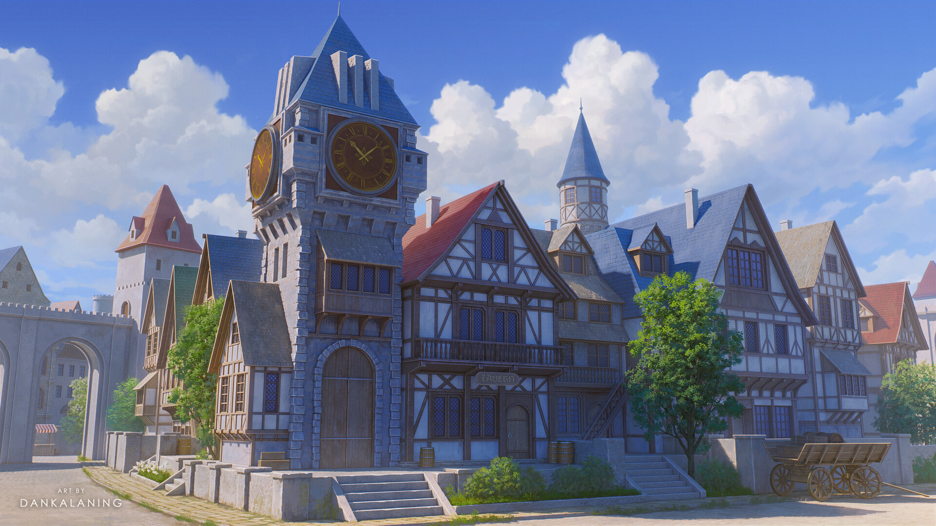 ArtStation - Fantasy street