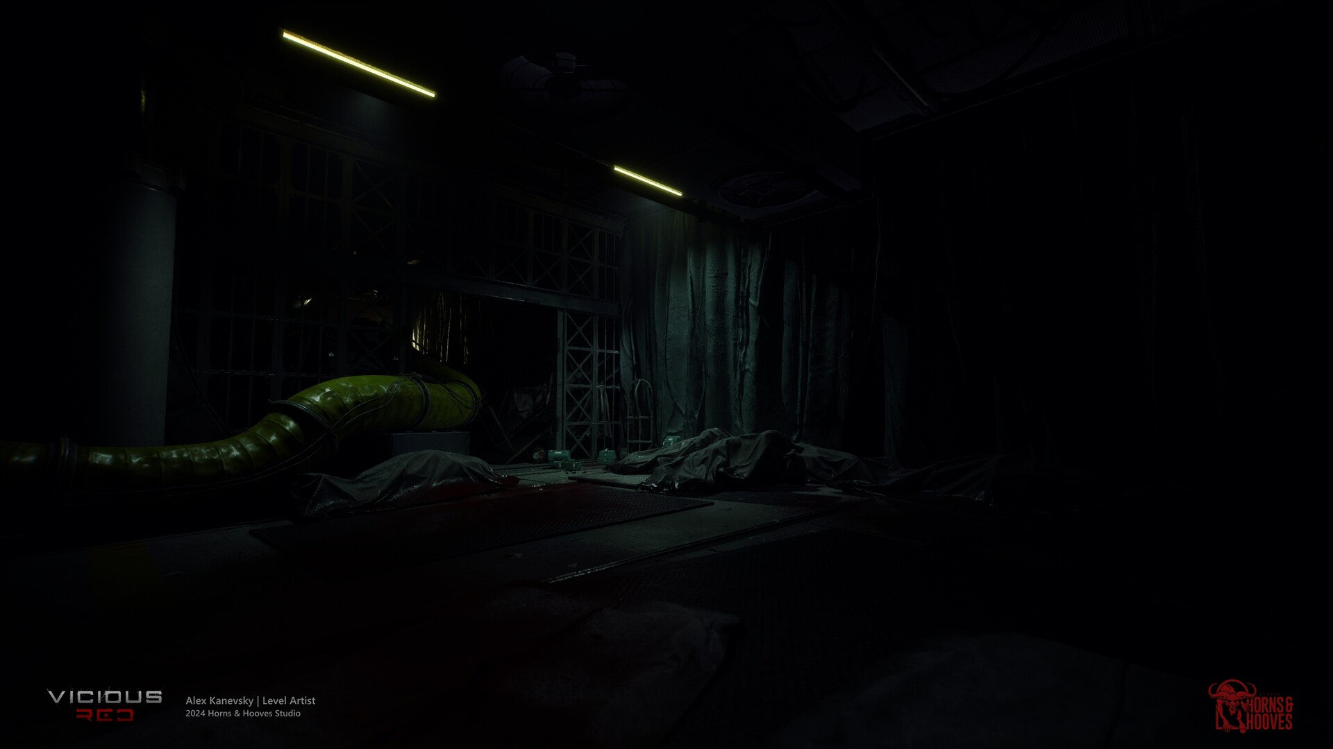 ArtStation - Vicious Red: Corridor