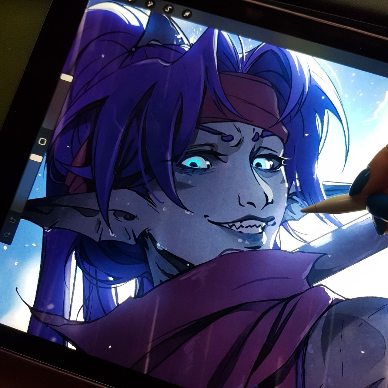 Kate Fox - Haroula. Procreate art.