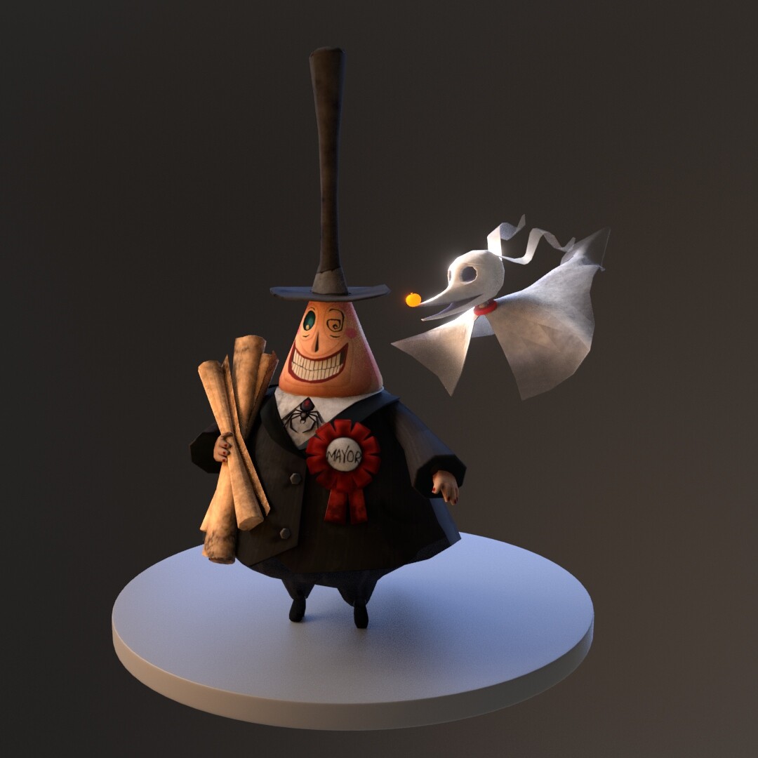 ArtStation - Mayor - Nightmare before Christmas