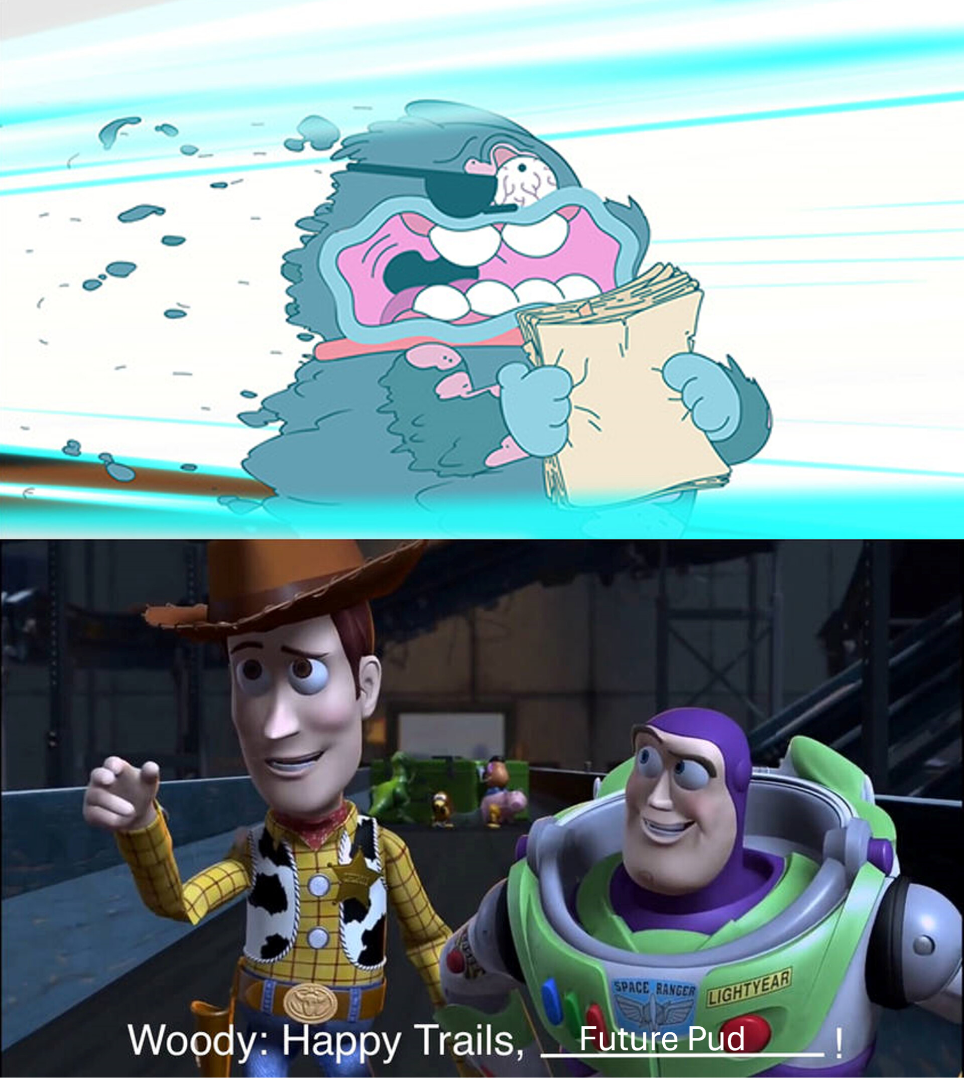 ArtStation - Woody says Happy Trails to Future Pud