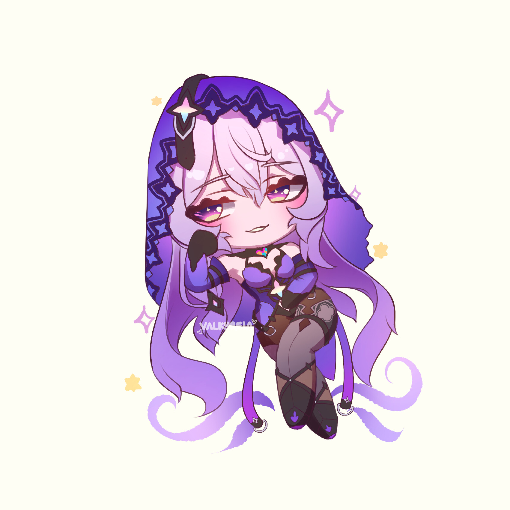 ArtStation - StarRail Chibi - Black Swan