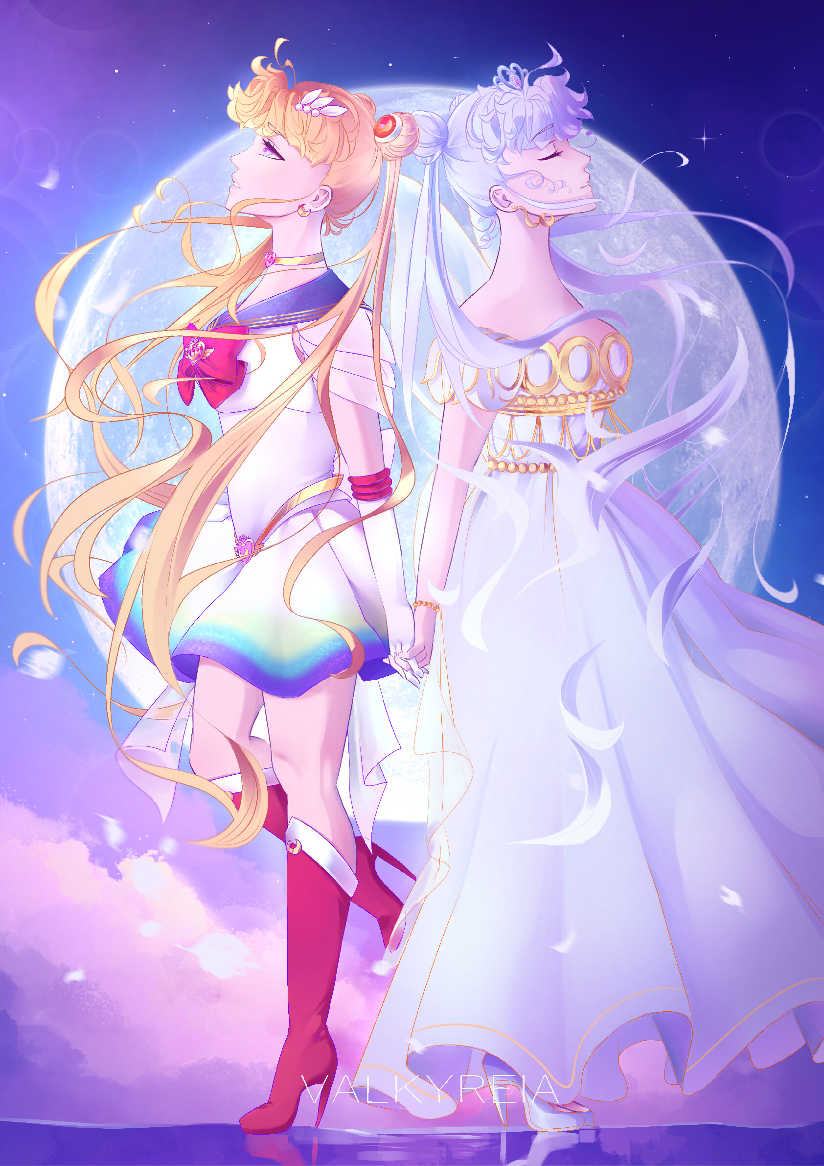 ArtStation - Neo Queen Serenity and Sailor Moon