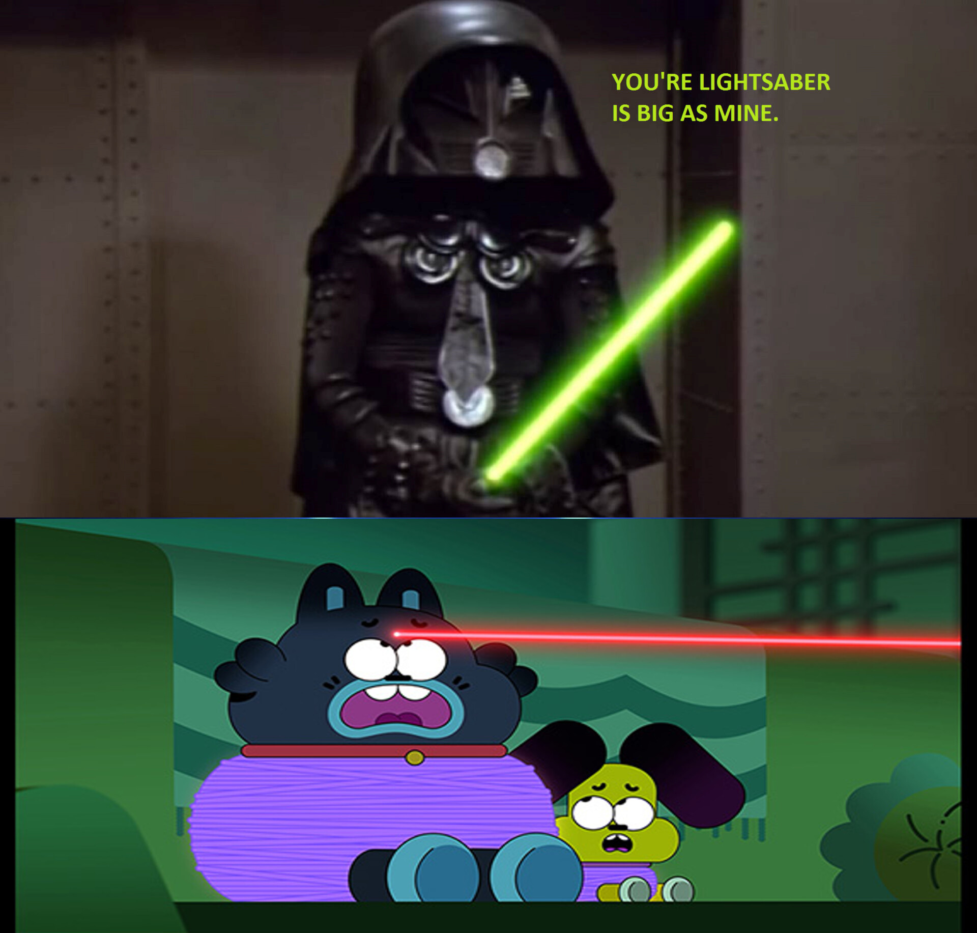 ArtStation - Pud and Ham at the mercy of Dark Helmet