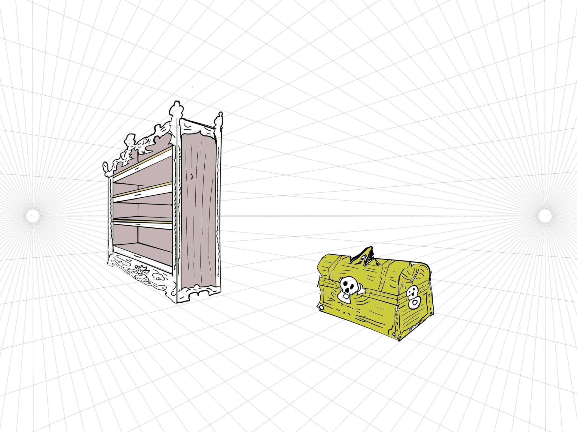 ArtStation - 2-point perspective