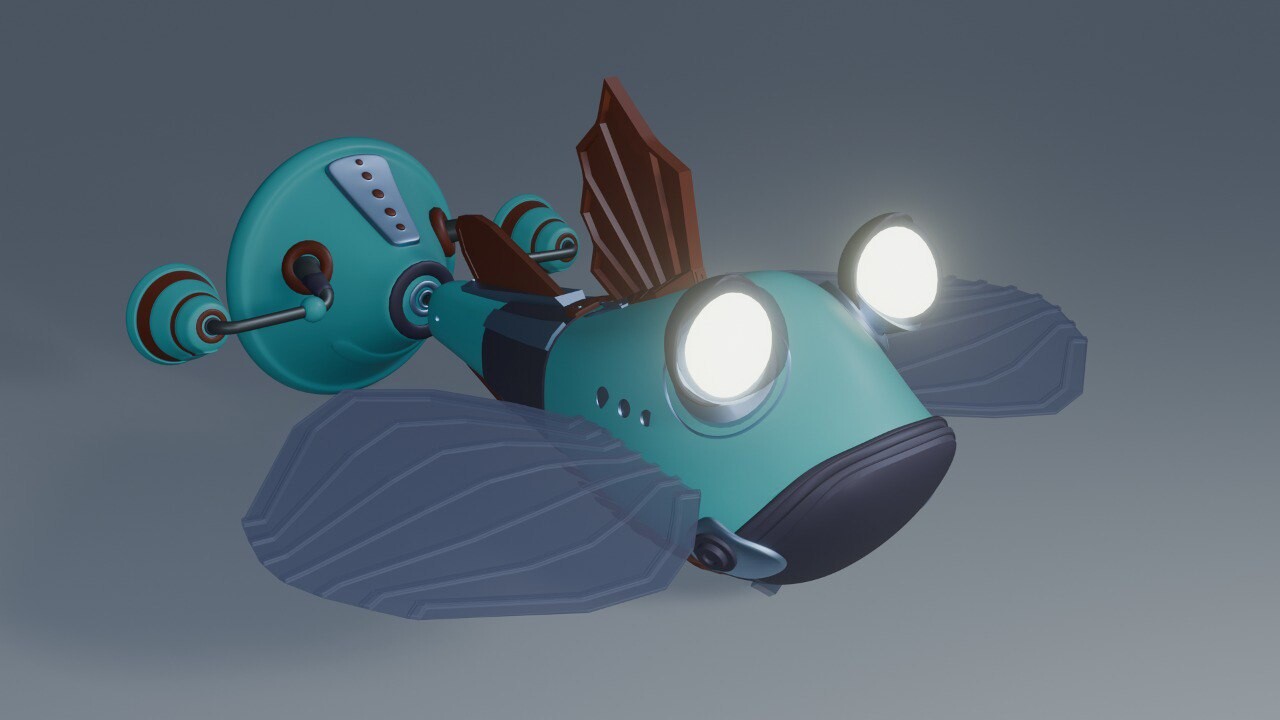 ArtStation - Robot Fish